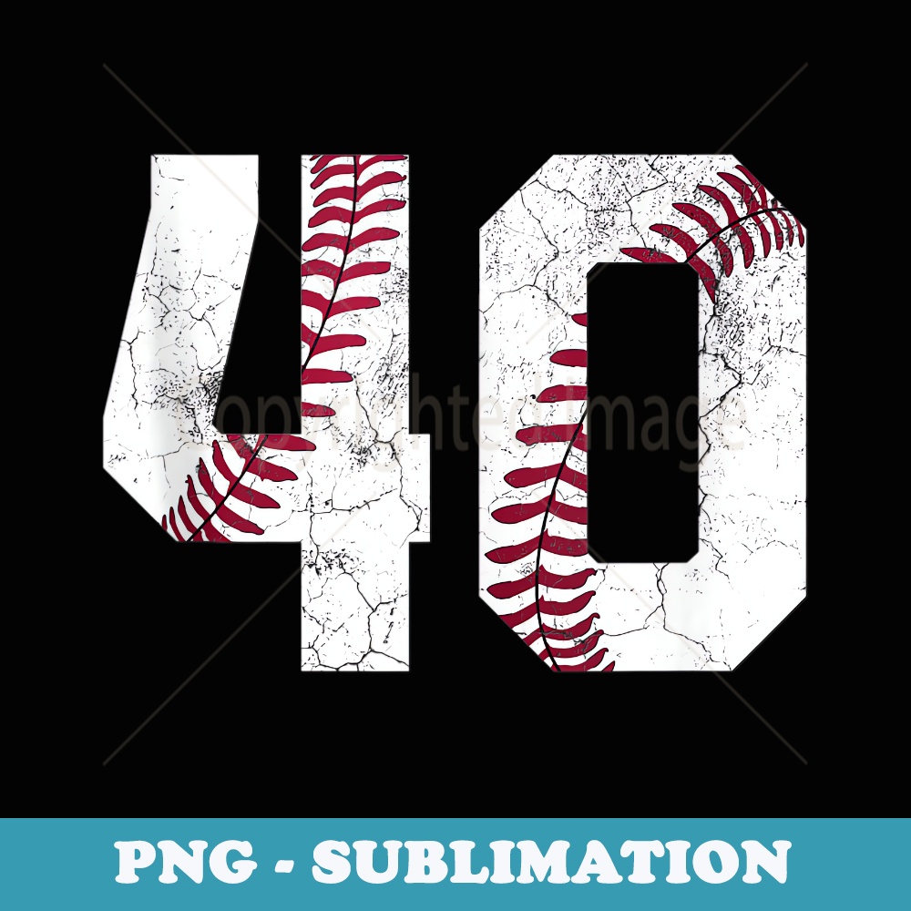 40th Birthday Baseball Softball 40 Years Mens s - Signature | Inspire ...