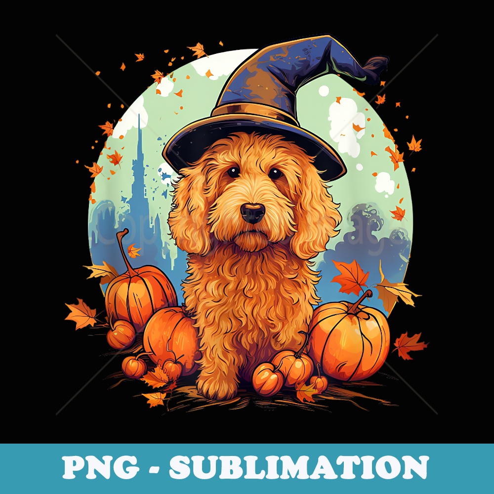 Halloween Goldendoodle Dood Funny Doodle Dog Golden Doodle - | Inspire ...