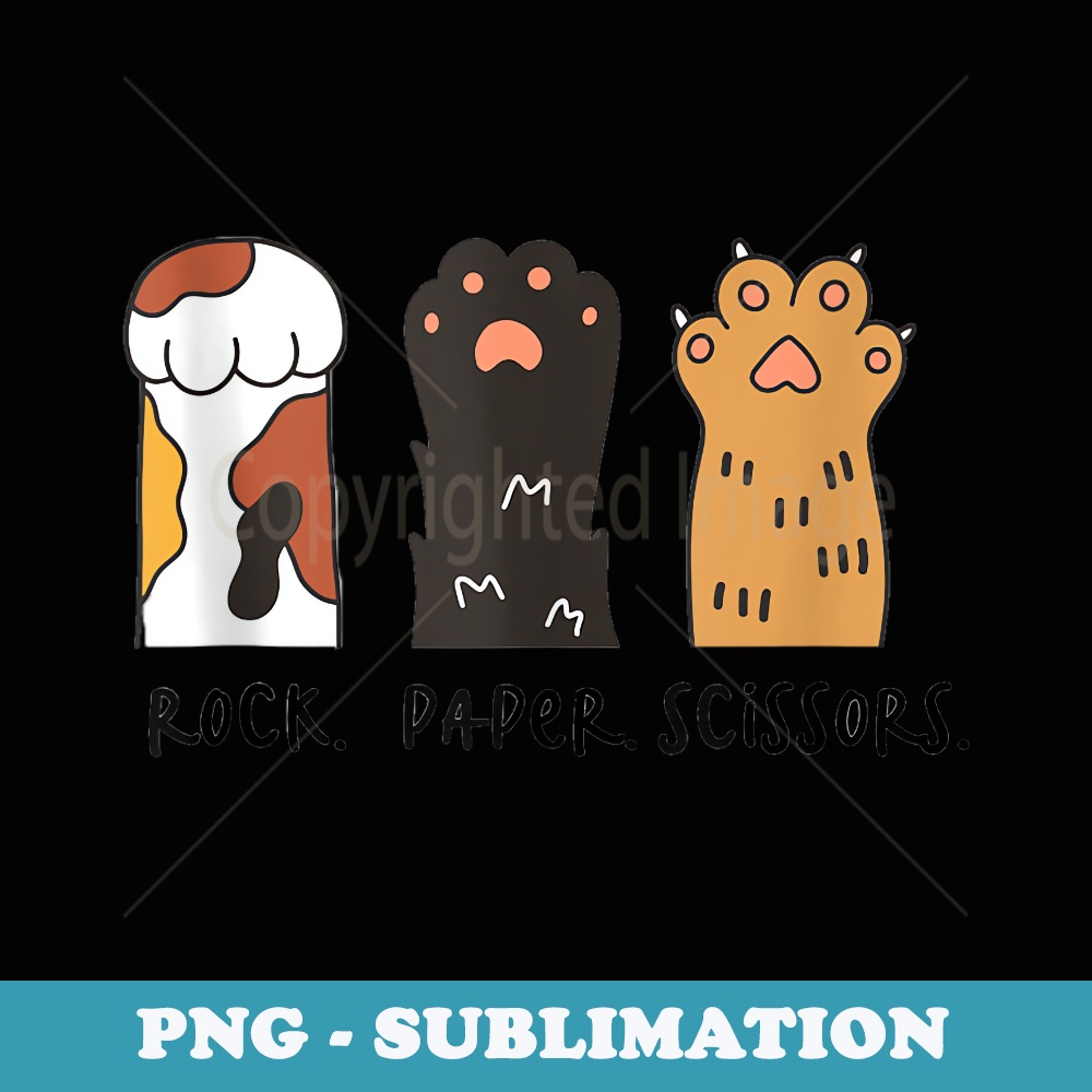 Funny Cat Rock Paper Scissors Cute Cat Paws Toddler Boy - Pr | Inspire ...