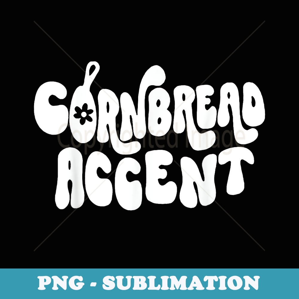 Cornbread Accent - PNG Transparent Sublimation Design | Inspire Uplift