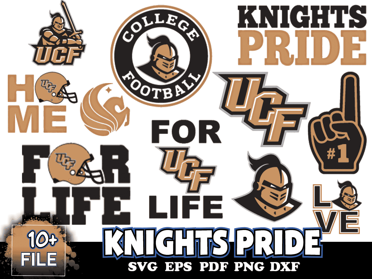 11 Files UCF Knights Svg Bundle, Knights Pride Logo Svg - Inspire Uplift
