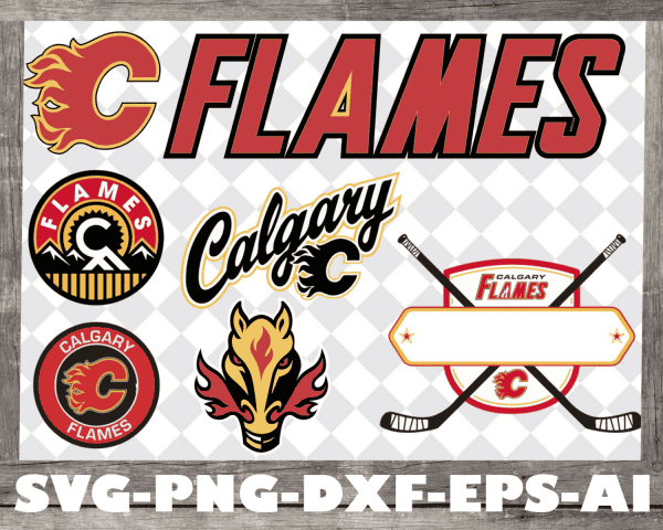 12 Files Calgary Flames Svg Bundle, Calgary Flames Logo Calg | Inspire ...