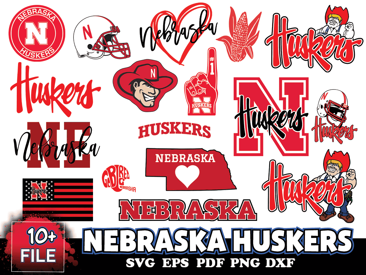 19 Files Nebraska Cornhuskers Svg Bundle, Nebraska Huskers L | Inspire ...