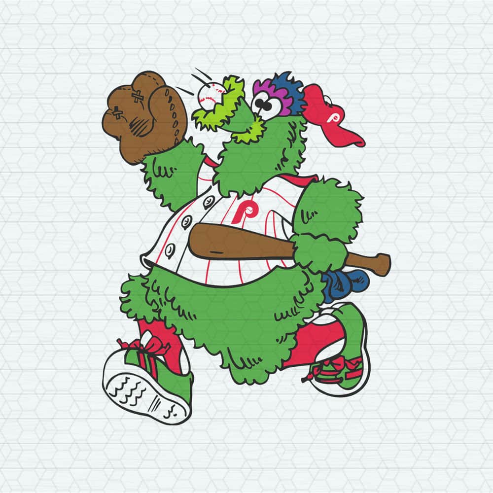 Phillies Phanatic Baseball Mascot SVG | Inspire Uplift