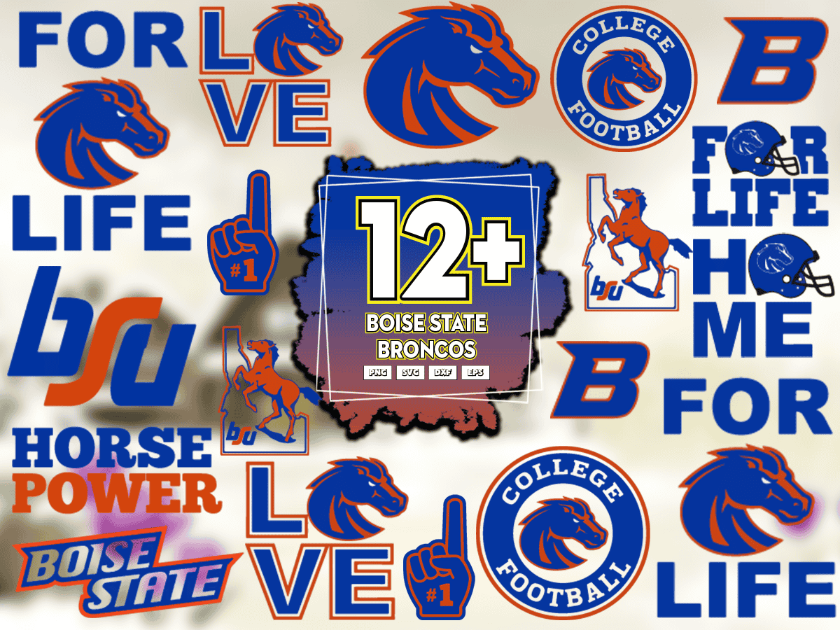 12 Files Boise State Broncos Football Svg Bundle, Boise Stat | Inspire ...