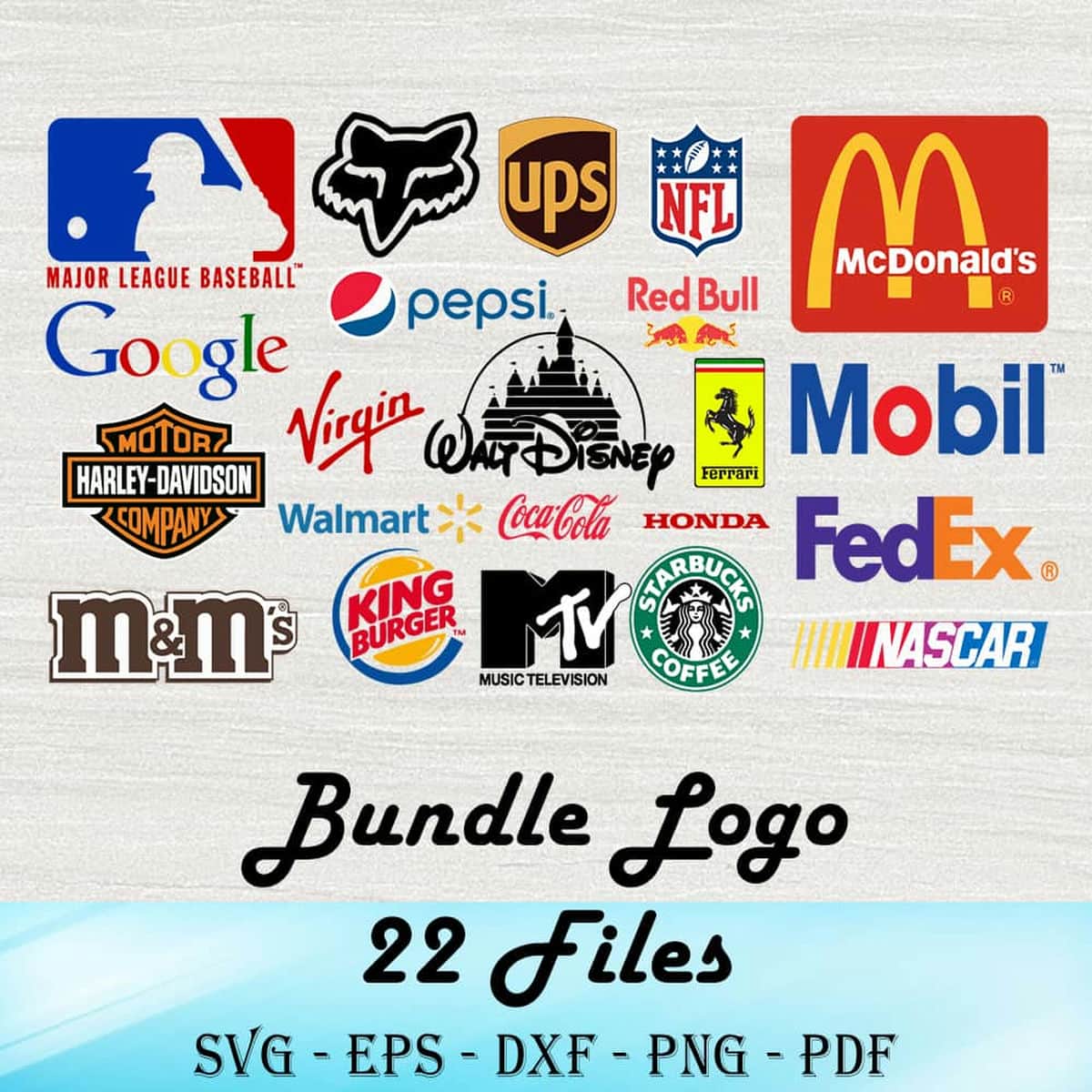 22 Files Logo SVG, Fashion Logo Bundle SVG, Mc Donalds Logp | Inspire ...