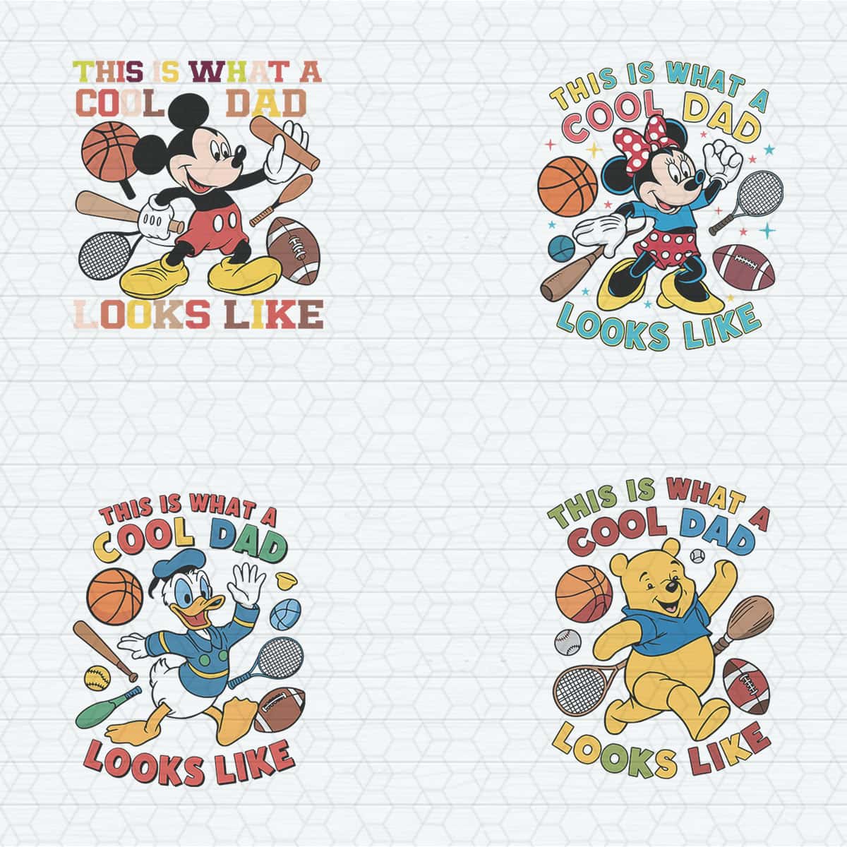 This Is What A Cool Dad Looks Like SVG Bundle | Inspire Uplift