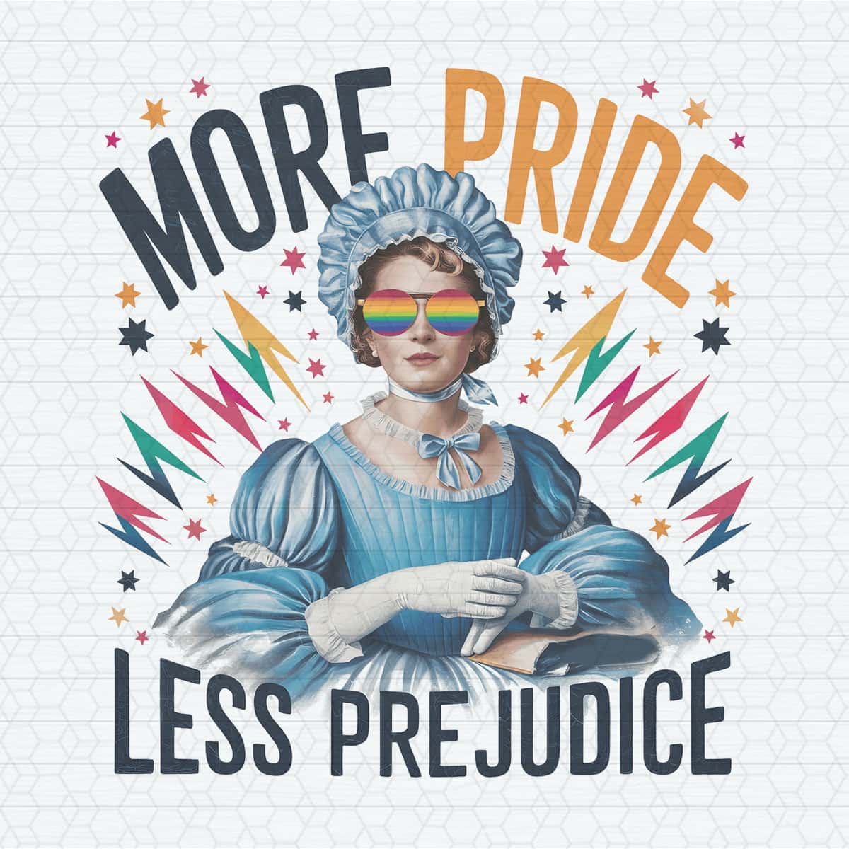 Pride Month More Pride Less Prejudice PNG | Inspire Uplift