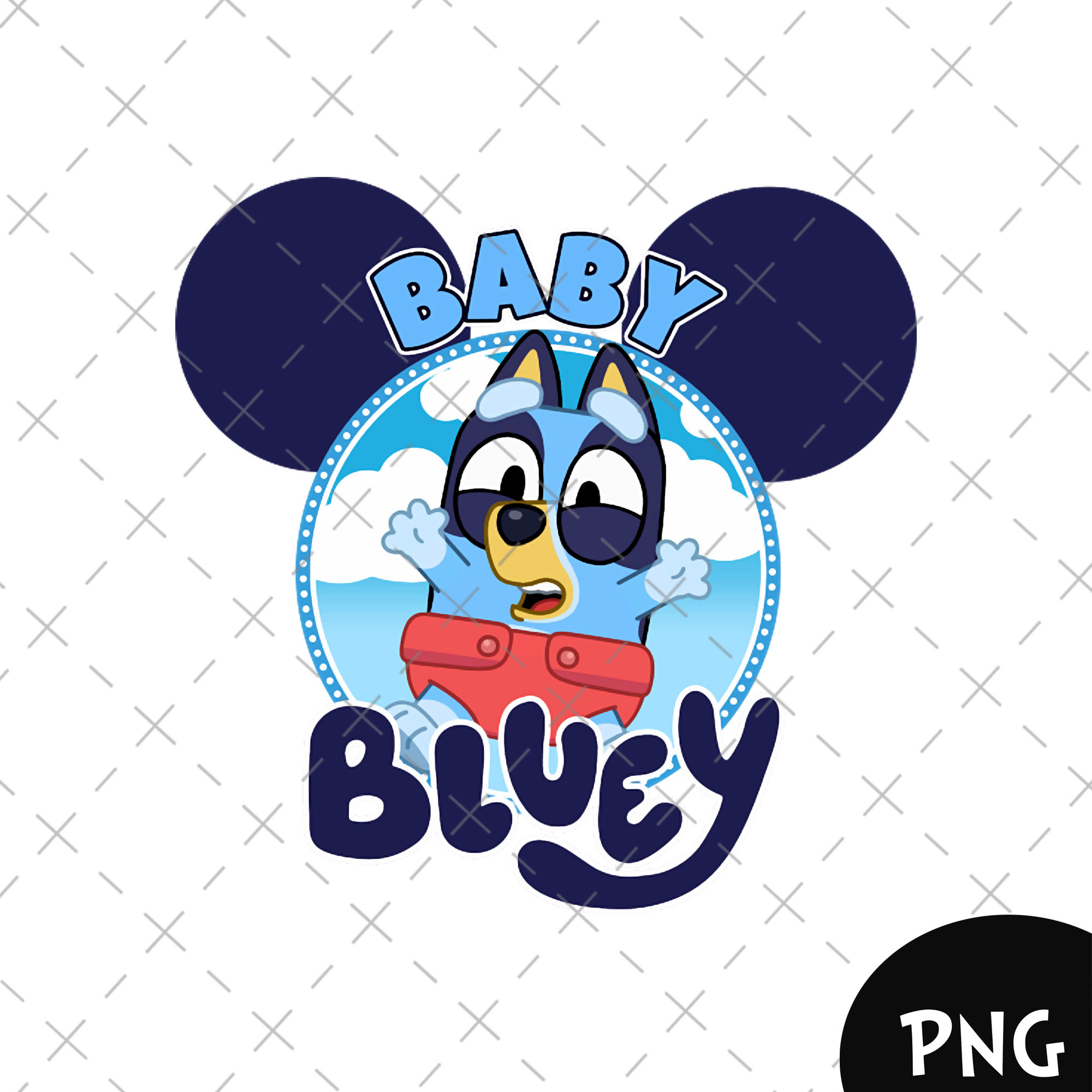 Bluey BaBy, Bluey Family Png, Bluey Birthday Png | Inspire Uplift