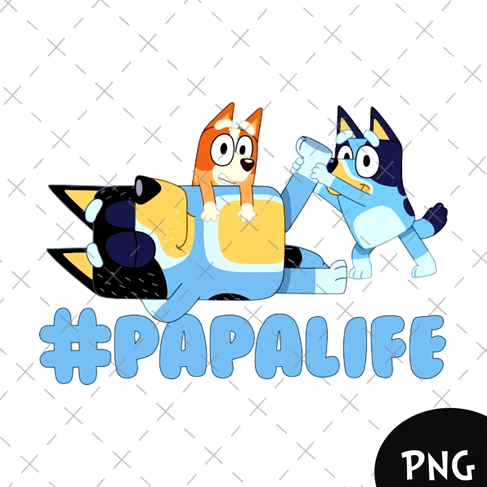 Bluey Dad PNG, Best Dad Ever Bluey png,Bluey Father's Day Sh - Inspire ...
