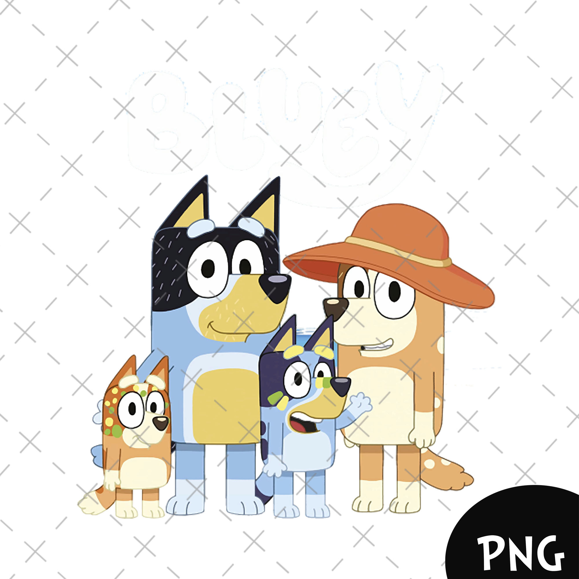 Bluey family Png - Inspire Uplift
