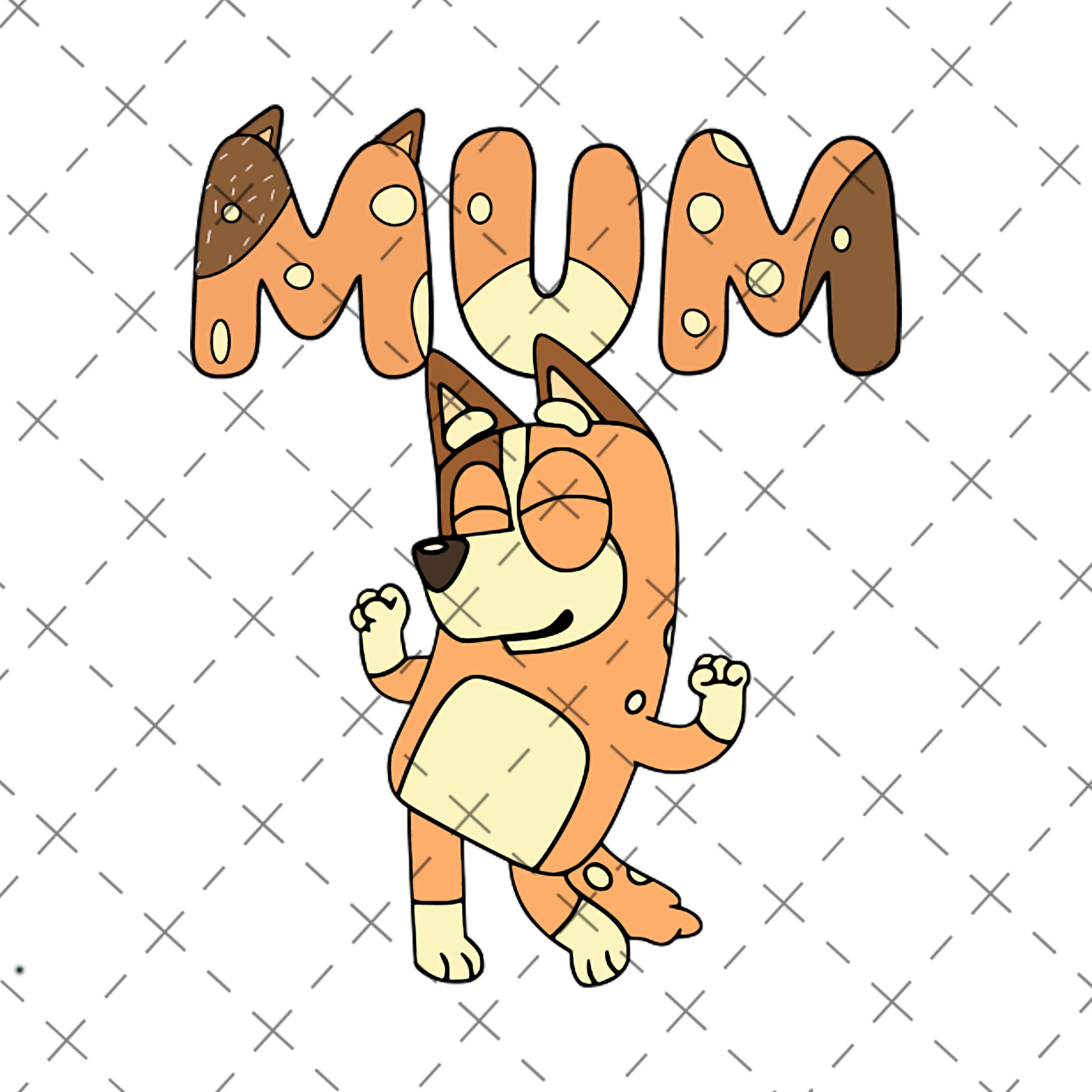 Bluey DANCE MUM DAY Png, Bluey Mom Png, Bluey Dad PNG, Bluey | Inspire ...