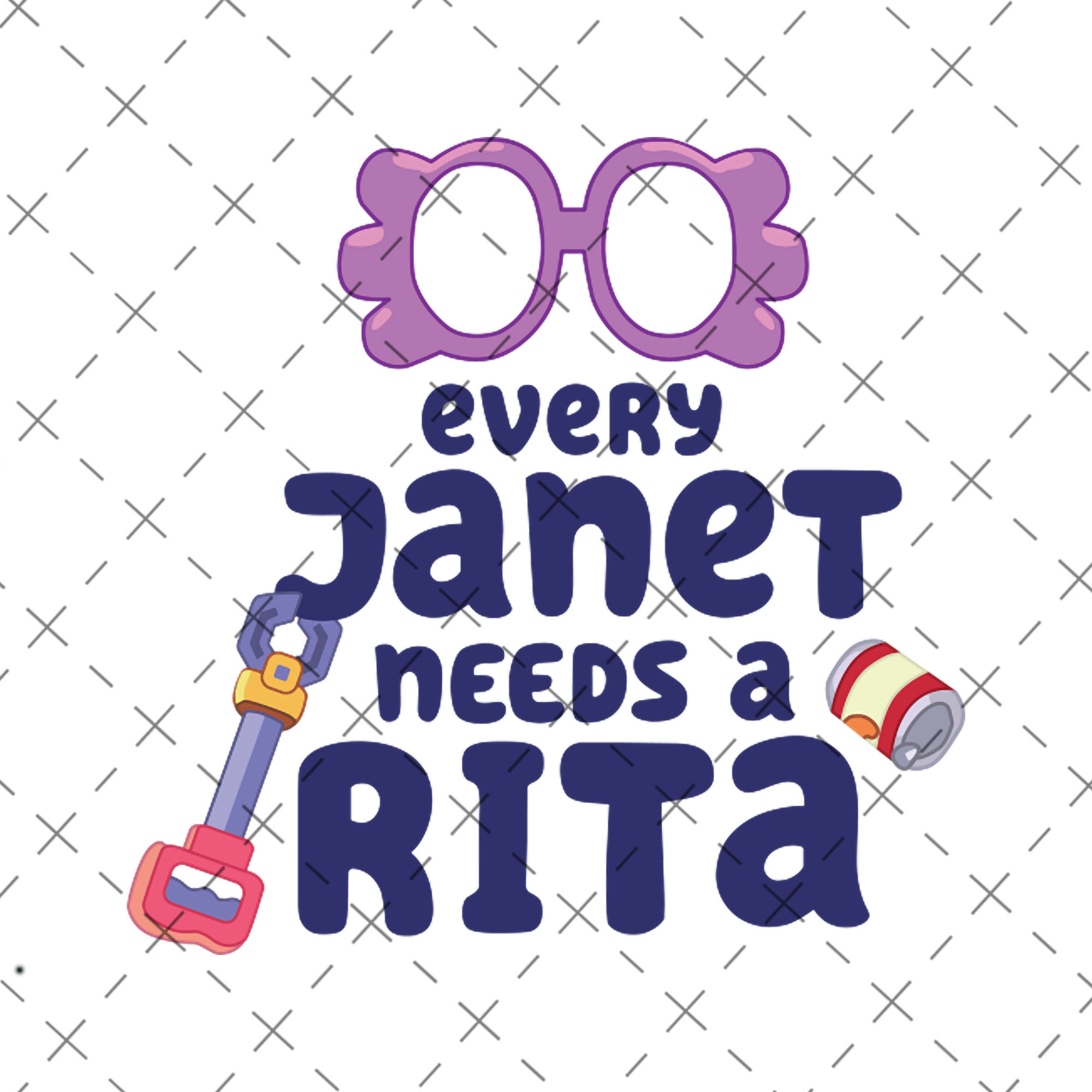 Every Janet Needs a Rita Png digital download - Inspire Uplift