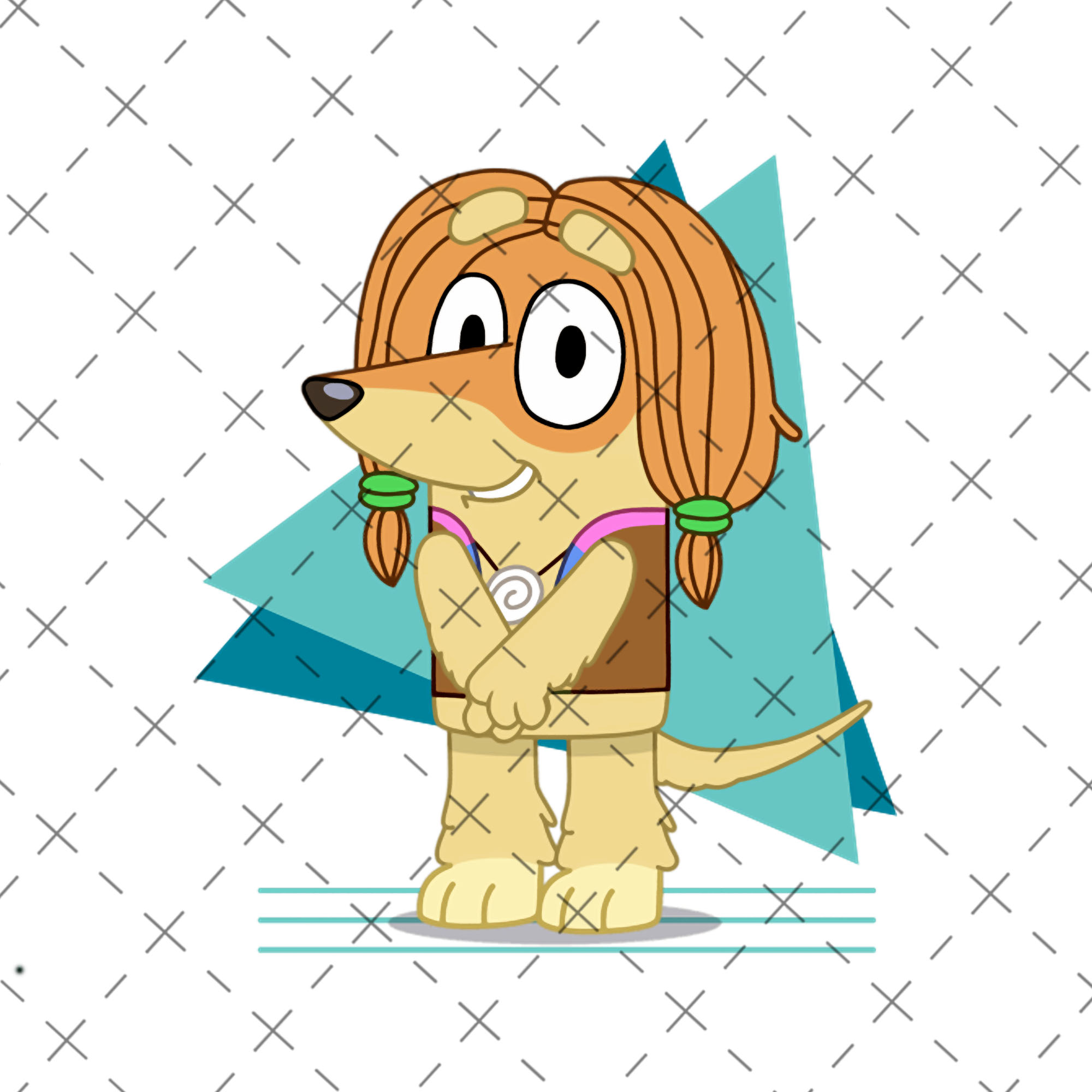 Indy, Indy Bluey, Bluey, Bluey PNG, Indy Bluey Show, Cartoon | Inspire ...