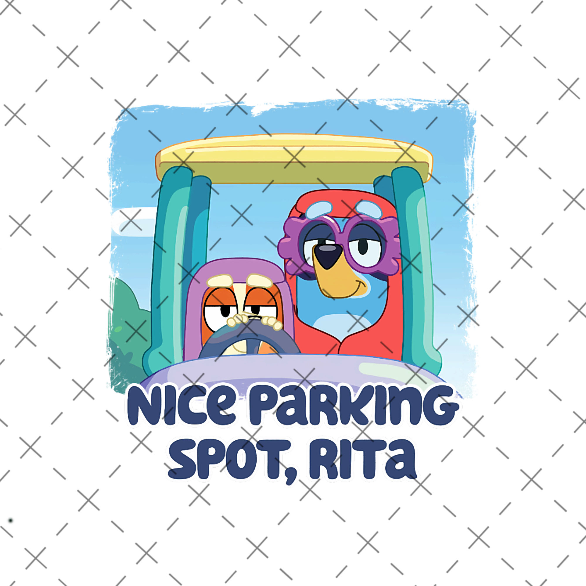 Janet and Rita Png, Bluey Birthday Png, Bingo Png, Bluey Fam | Inspire ...