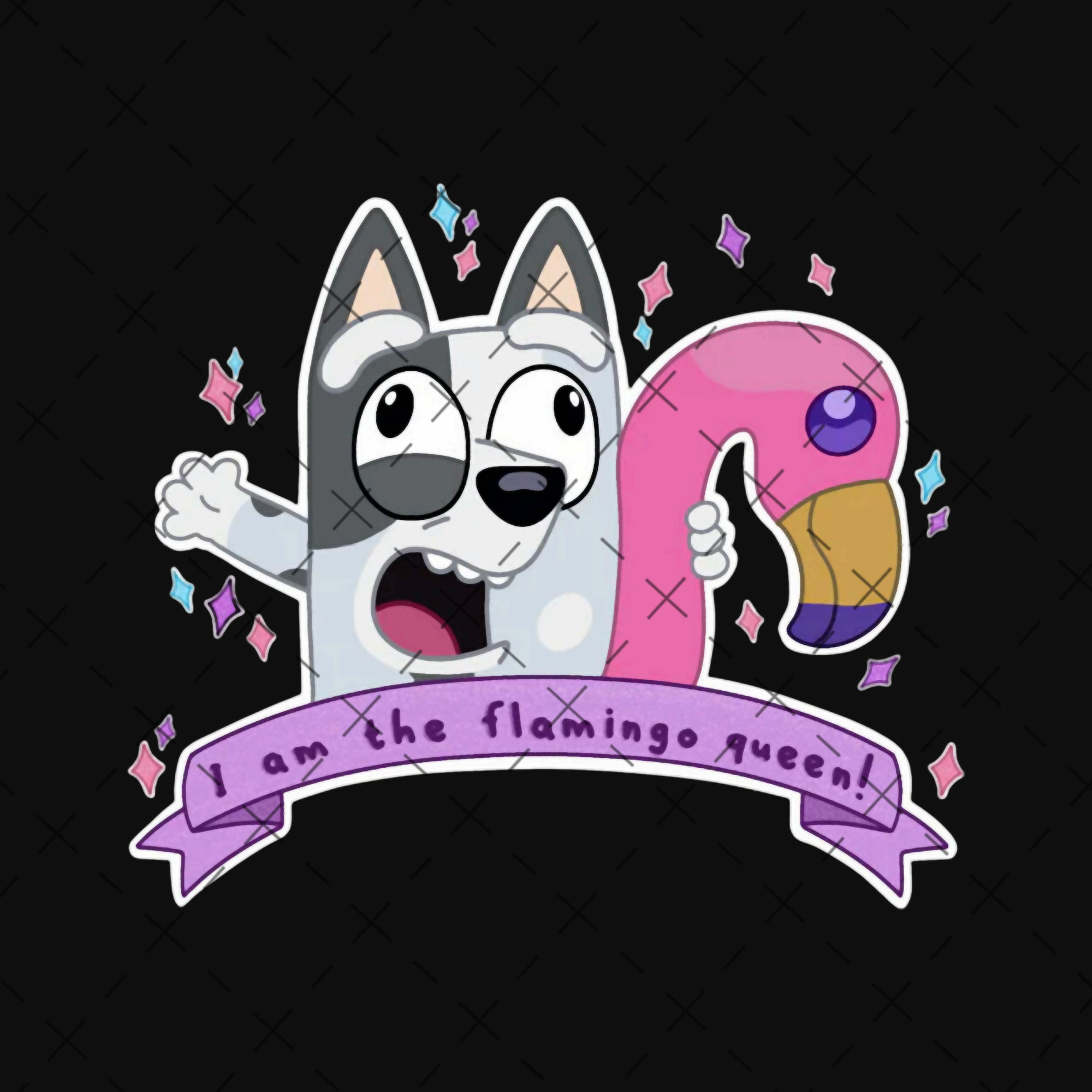 muffin flamingo Bluey Png, luey Png, Bluey Bingo Png, Bluey - Inspire ...