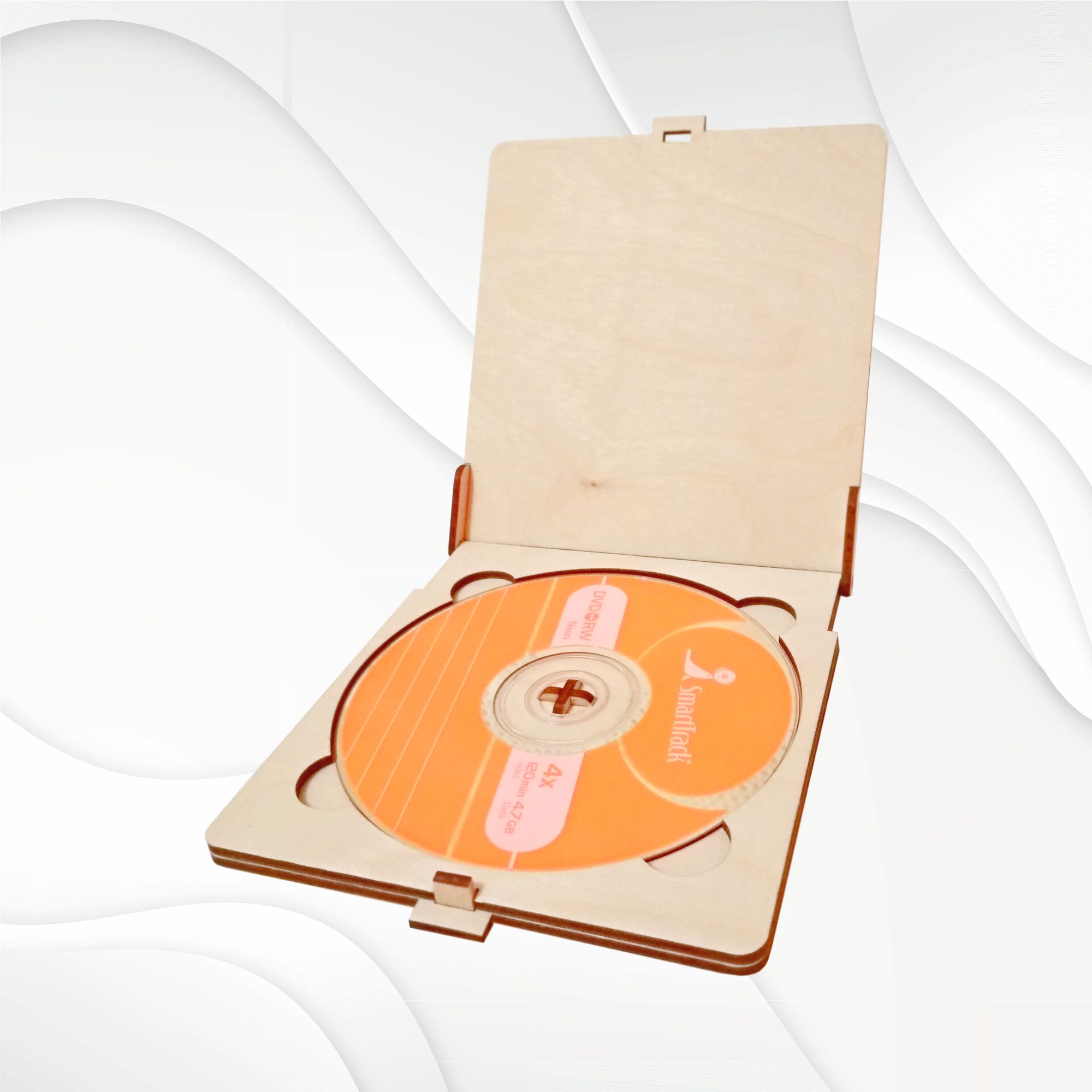 Gift DVD box, svg dxf design laser cutting. Template cut las - Inspire ...