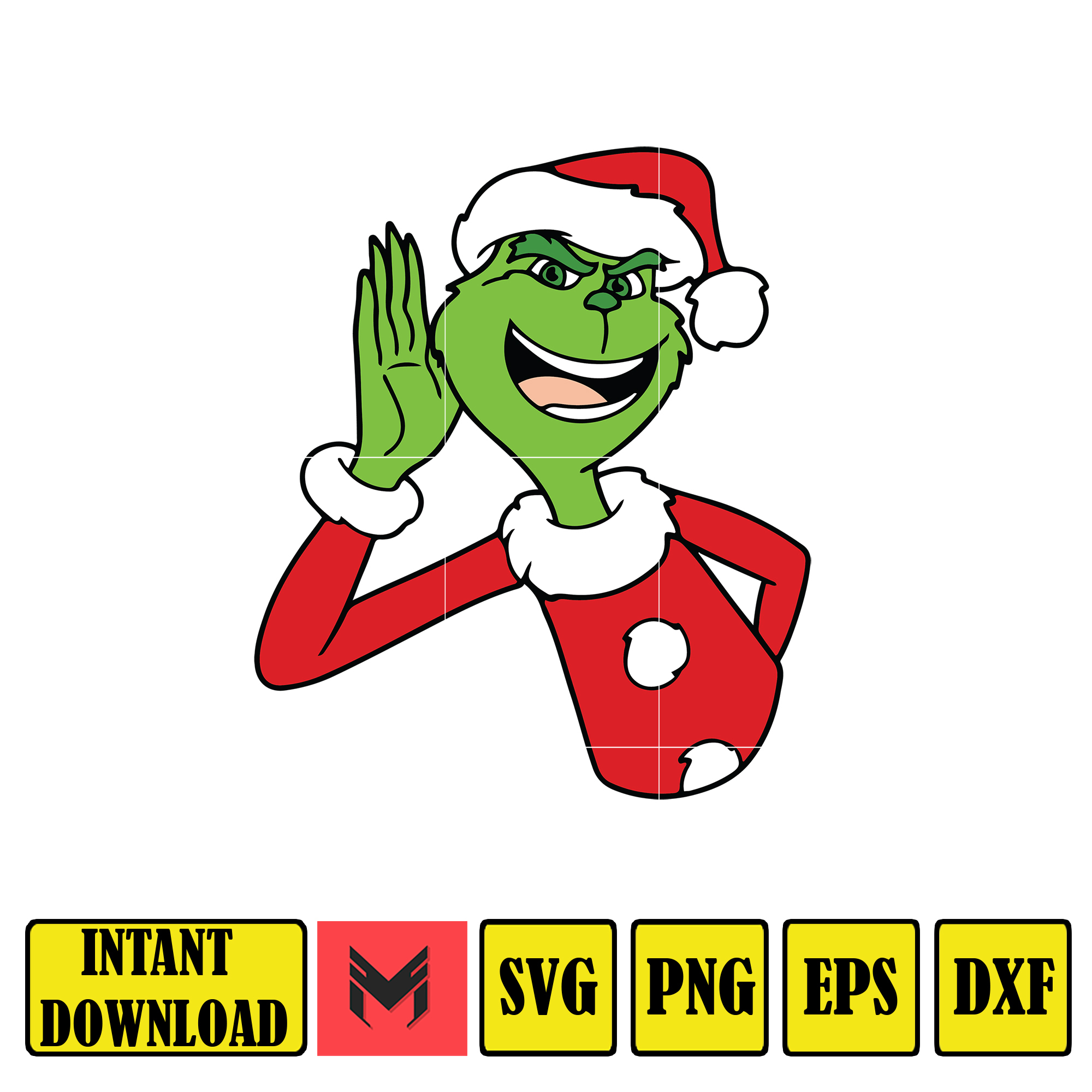 The Grinch Svg, Grinch Christmas Svg, Grinch Clipart Files, | Inspire ...