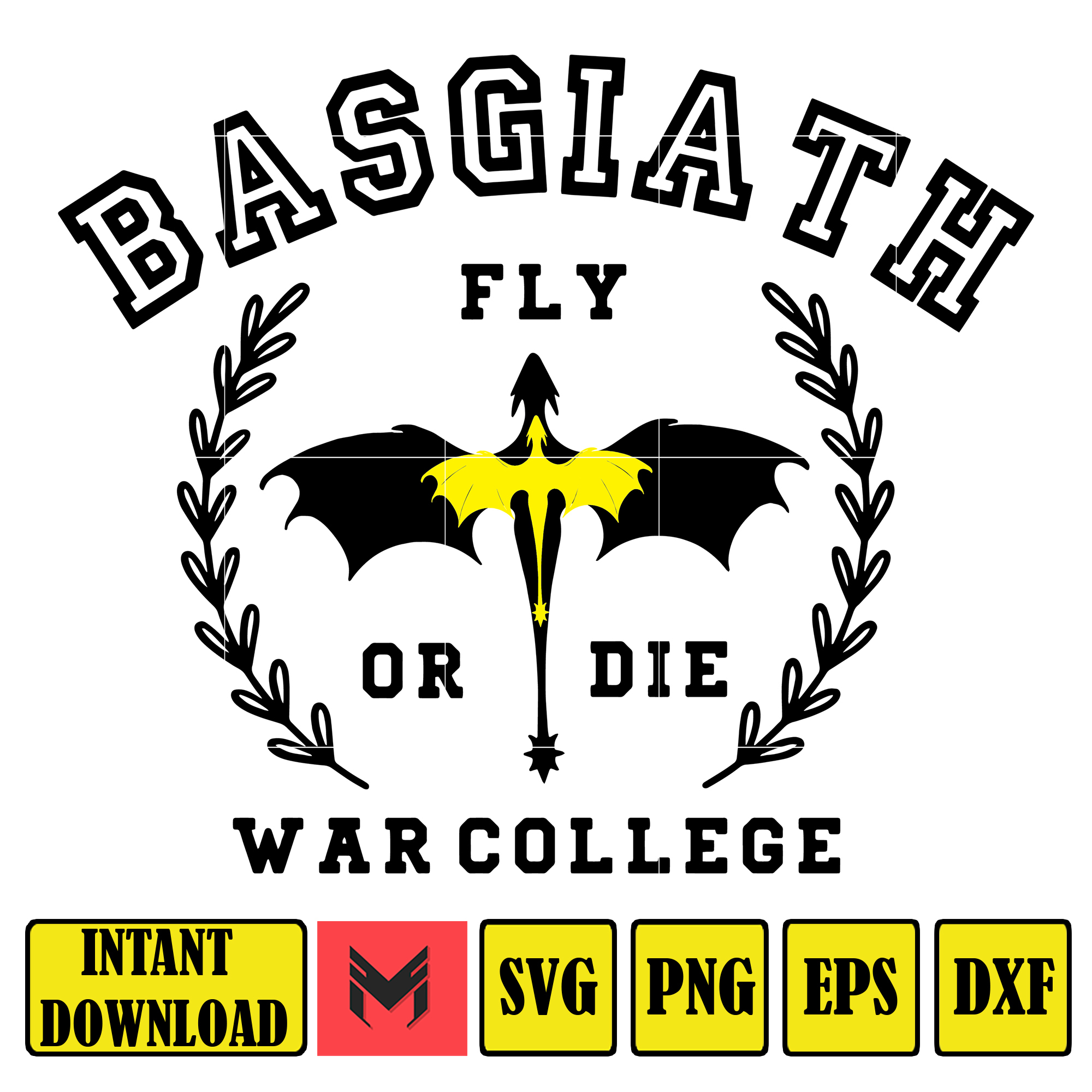 Fourth Wing SVG Iron Flame svg Pack DTF pdf Digital Image De - Inspire ...