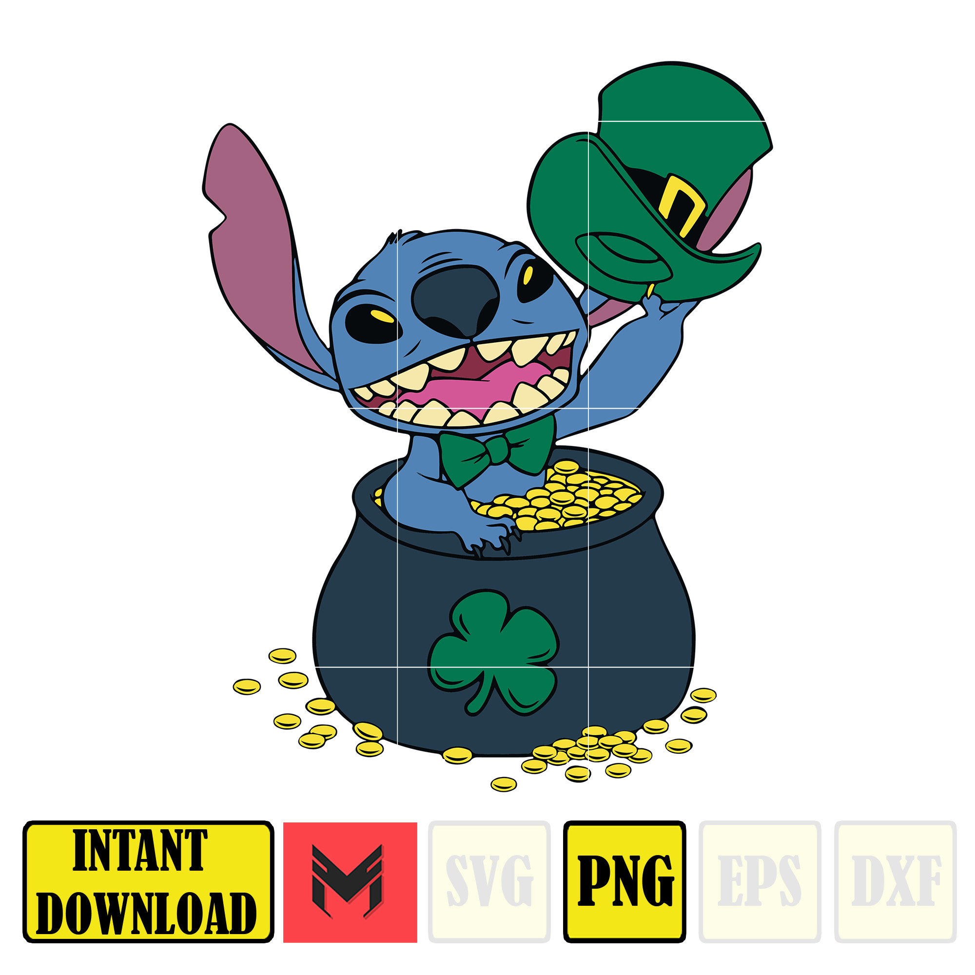 Stitch Png, Stitch Happy Patrick Day Png, First Dis ney Trip - Inspire ...