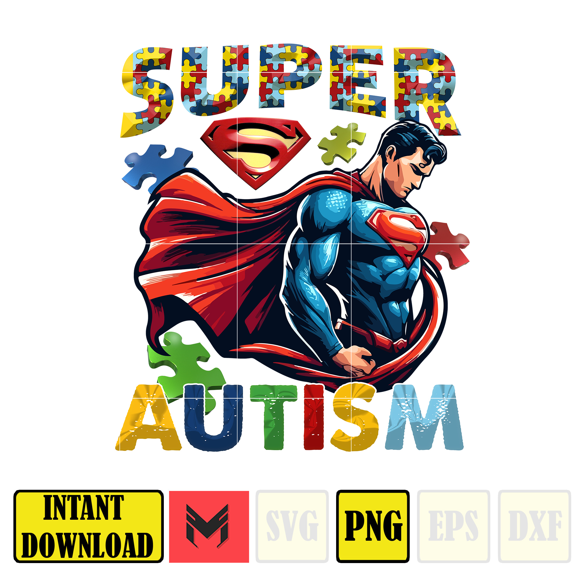 Super Autism Png, Autism Awareness Sublimation, Character Ca | Inspire ...