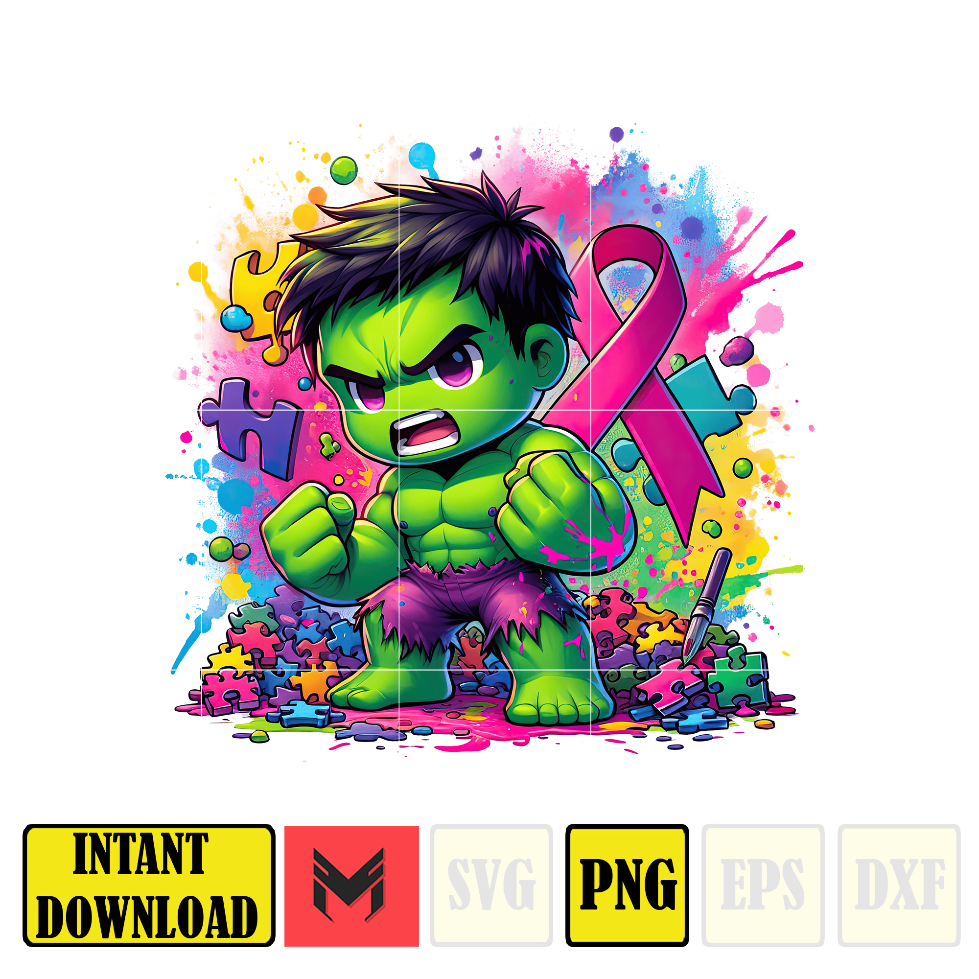 Autism Hulk Superhero Png, Autism Awareness Png, Awareness P - Inspire ...