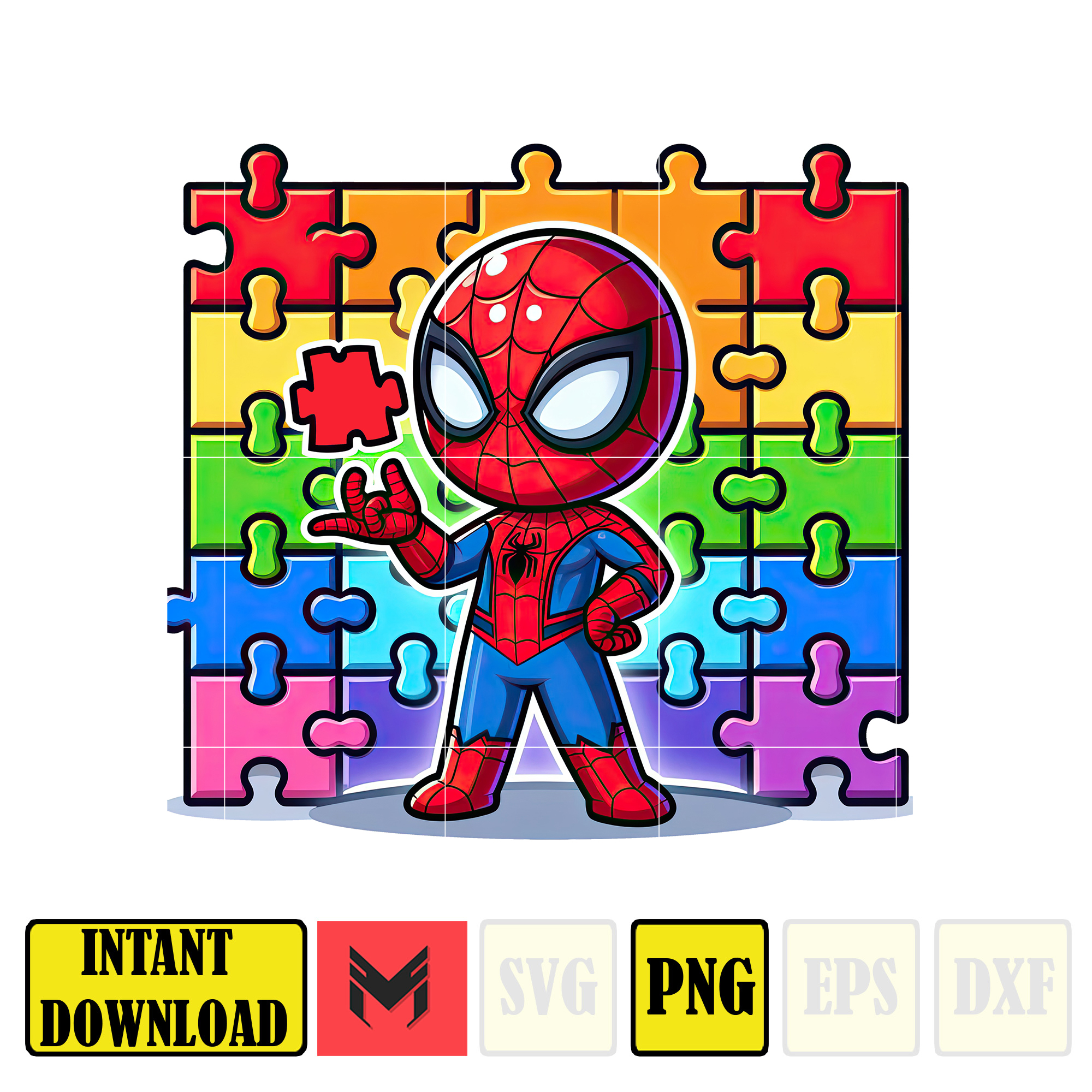 Superhero Spider Man Autism Png, Autism Superhero Png, Autis | Inspire ...