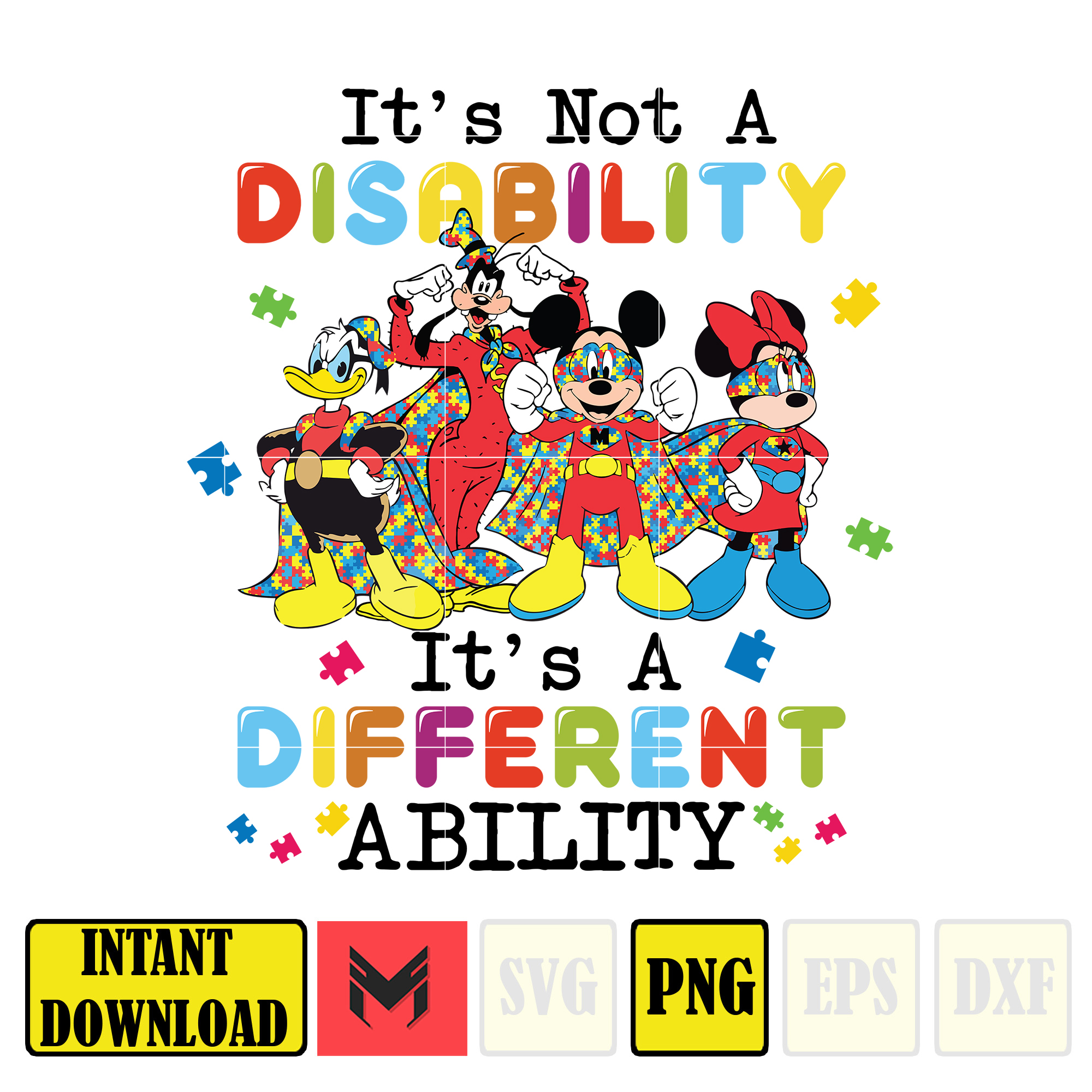 It's Not A Disability It's A Different Ability Png, Autism A - Inspire ...