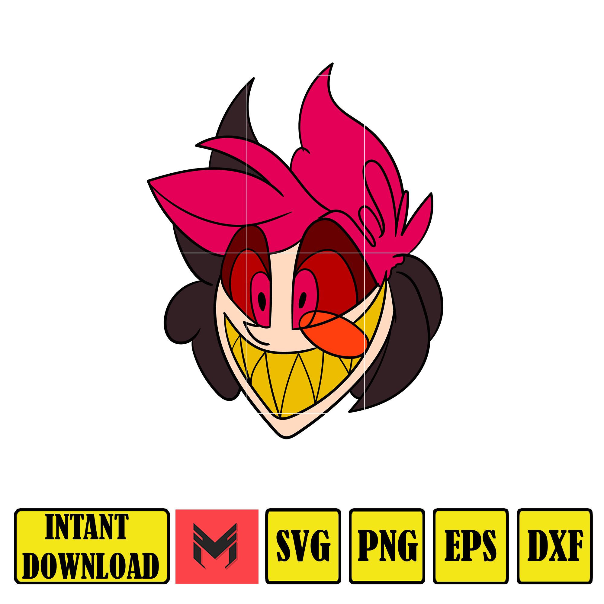 Alastor from Hazbin Hotel Svg, Editable Angel Dust Hazbin Ho - Inspire ...