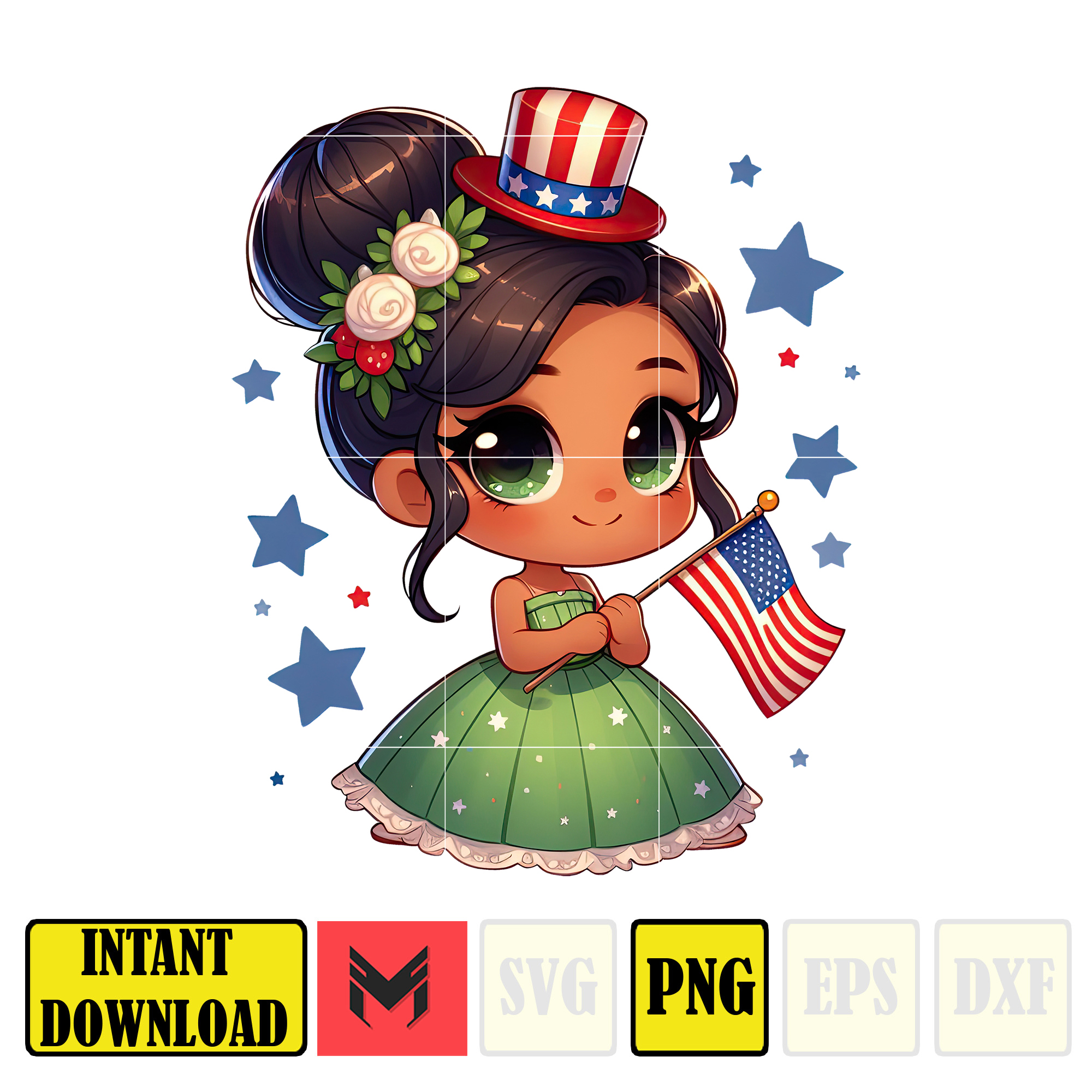 Cartoon Princess 4th of July Png, Princess Independence Day - Inspire ...