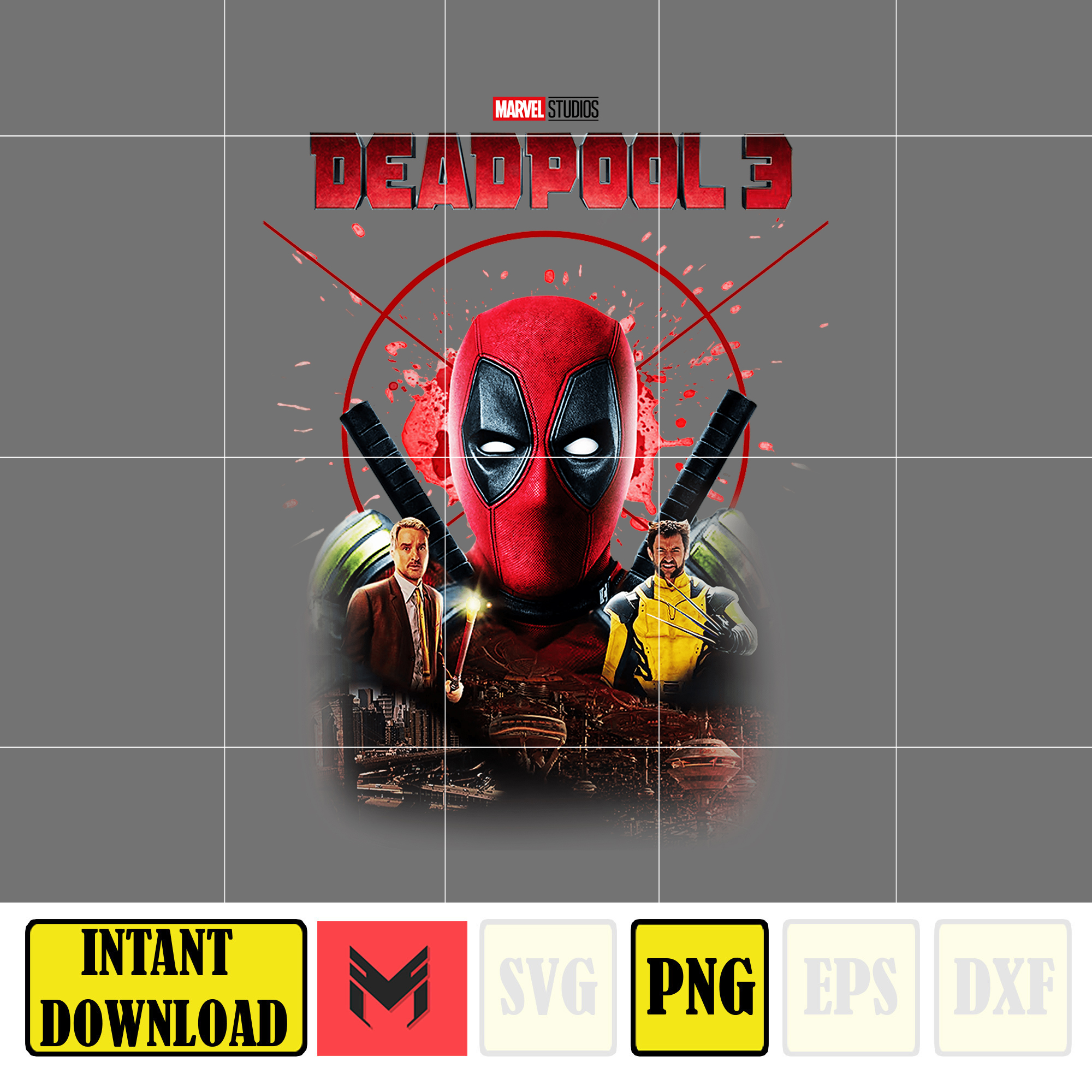 Marvel Studio Deadpool 3 Png, Deadpool and Wolverine Png, Ry - Inspire ...