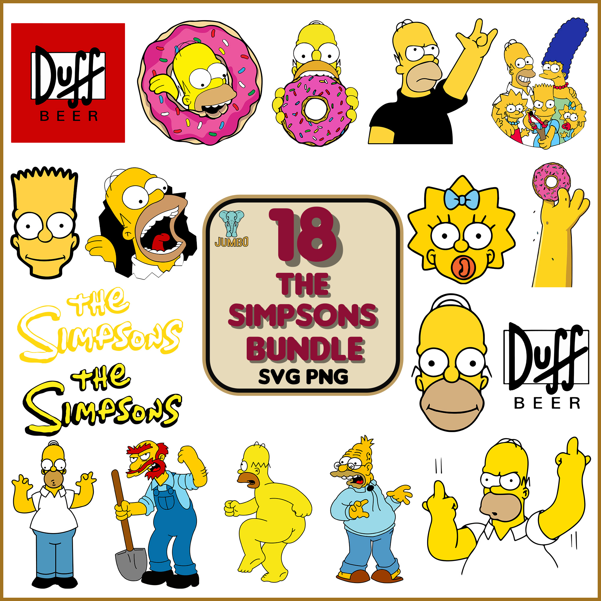 Simpsons Svg | Inspire Uplift