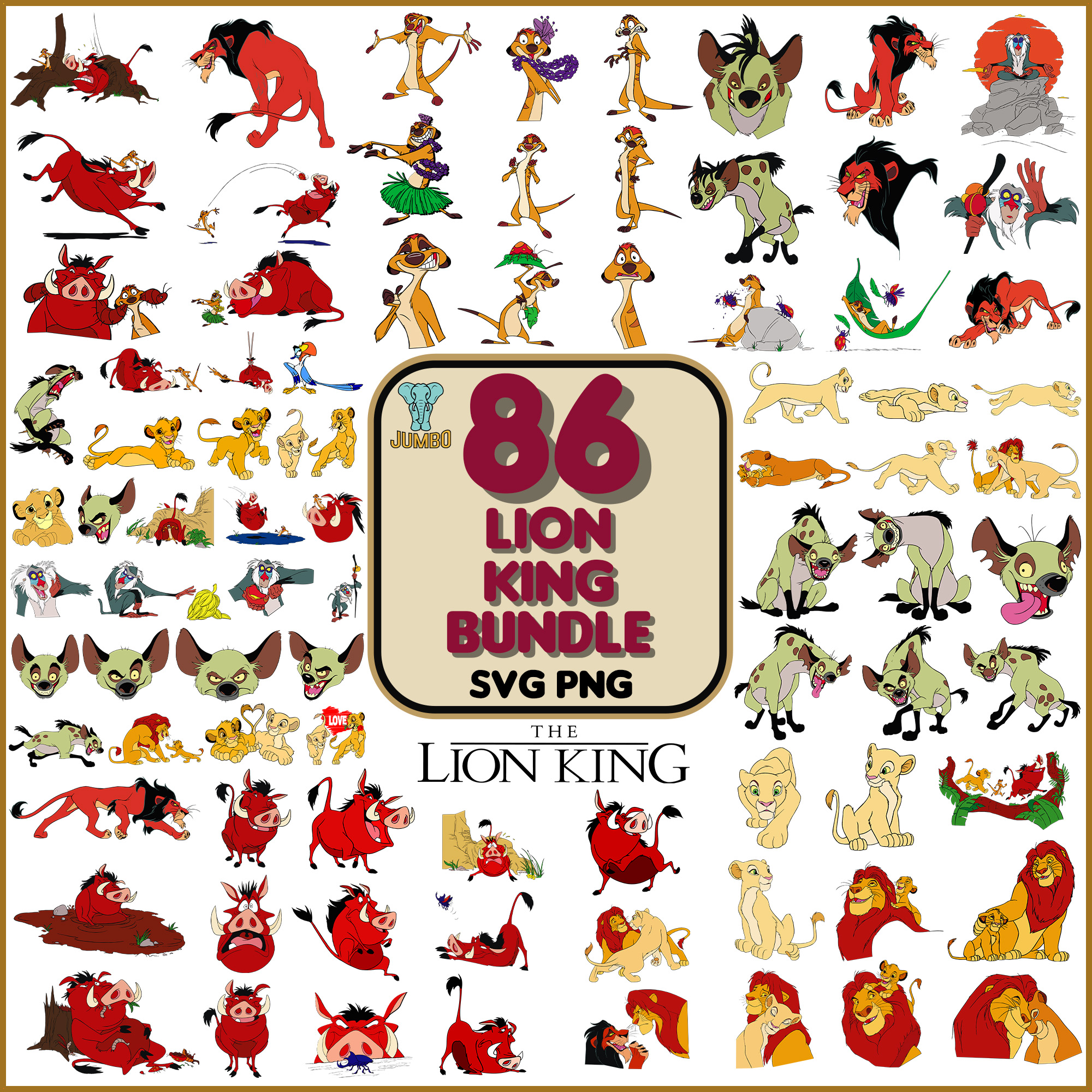 Lion King Bundle Svg 1 | Inspire Uplift