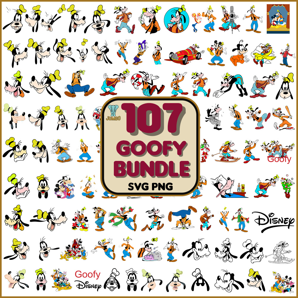 Goofy Bundle Svg | Inspire Uplift