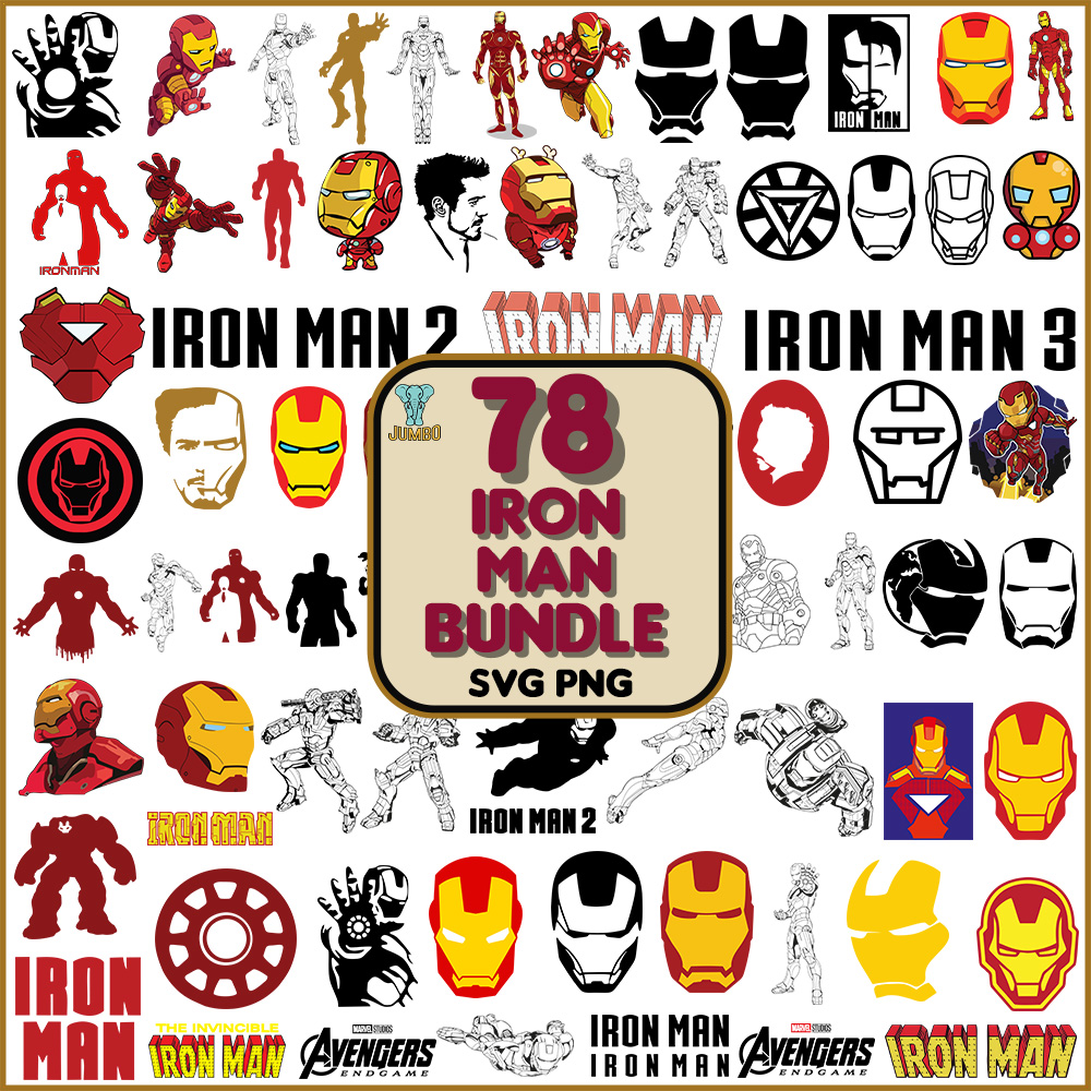Iron Man Svgs - Superhero Designs | Inspire Uplift