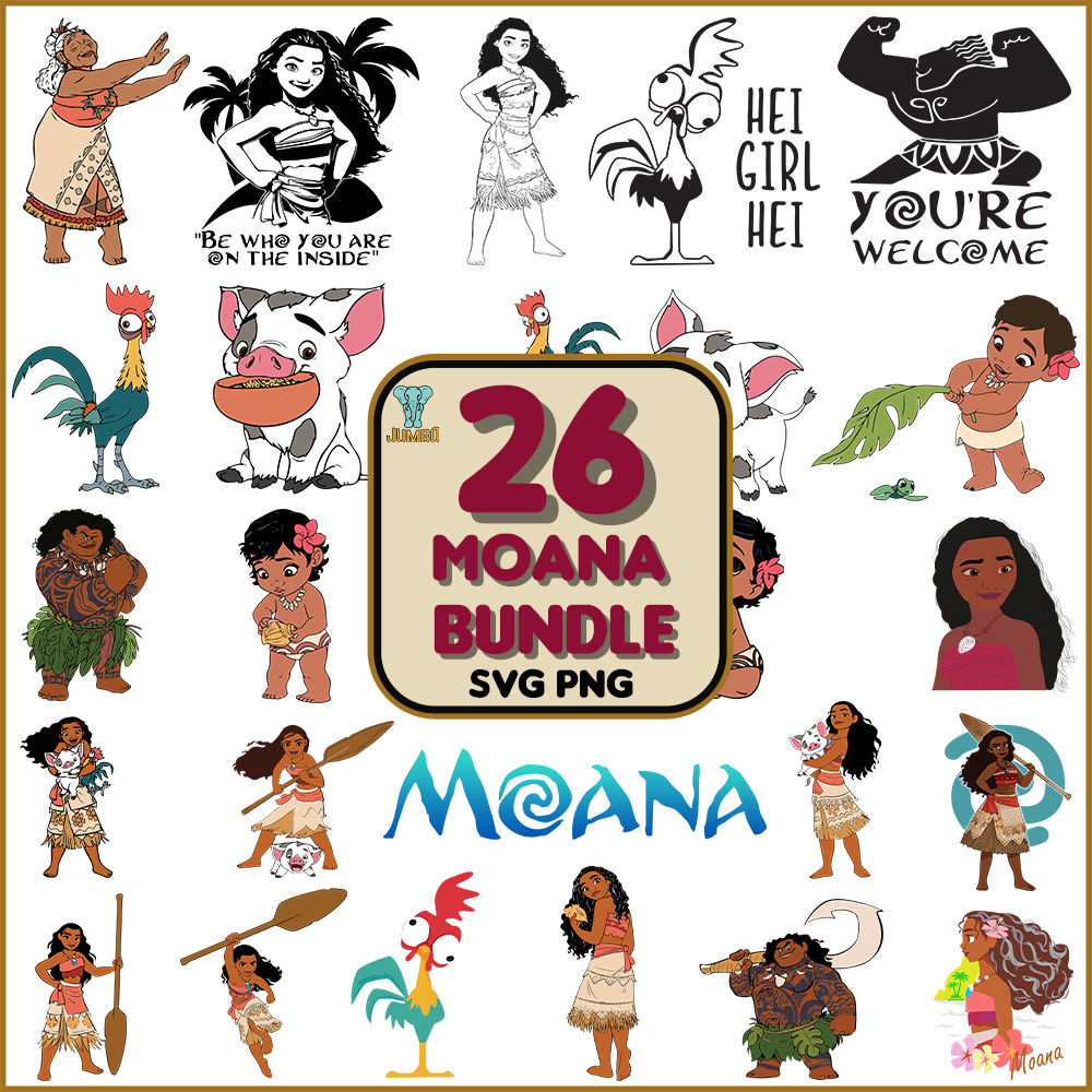 Moana Bundle Svg | Inspire Uplift
