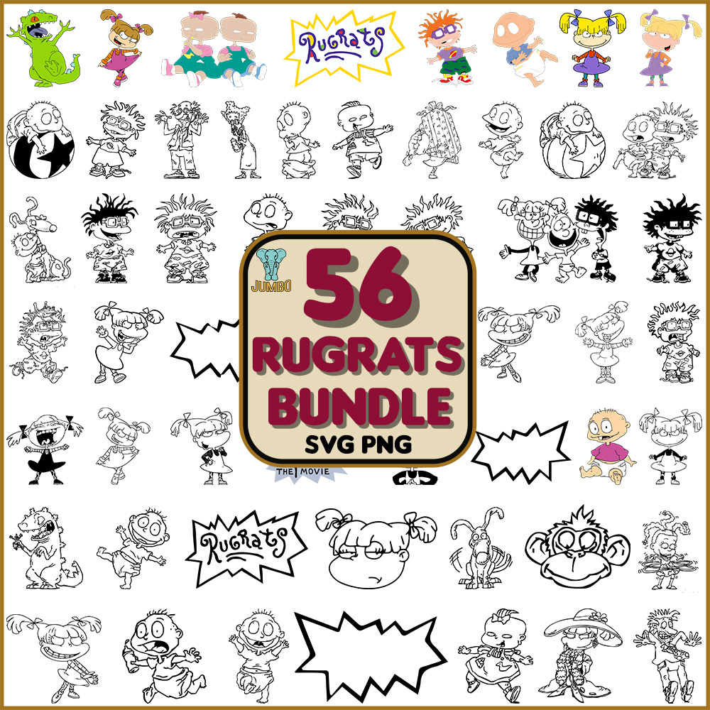 Black Chuckie Rugrats Svg | Inspire Uplift