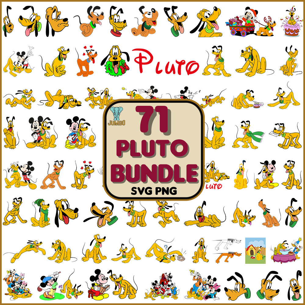 Pluto Bundle Svg | Inspire Uplift