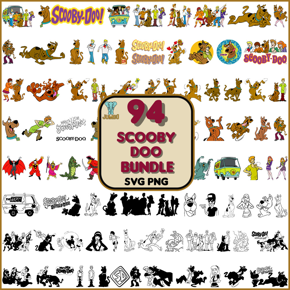 Scooby Doo Svg Bundle | Inspire Uplift