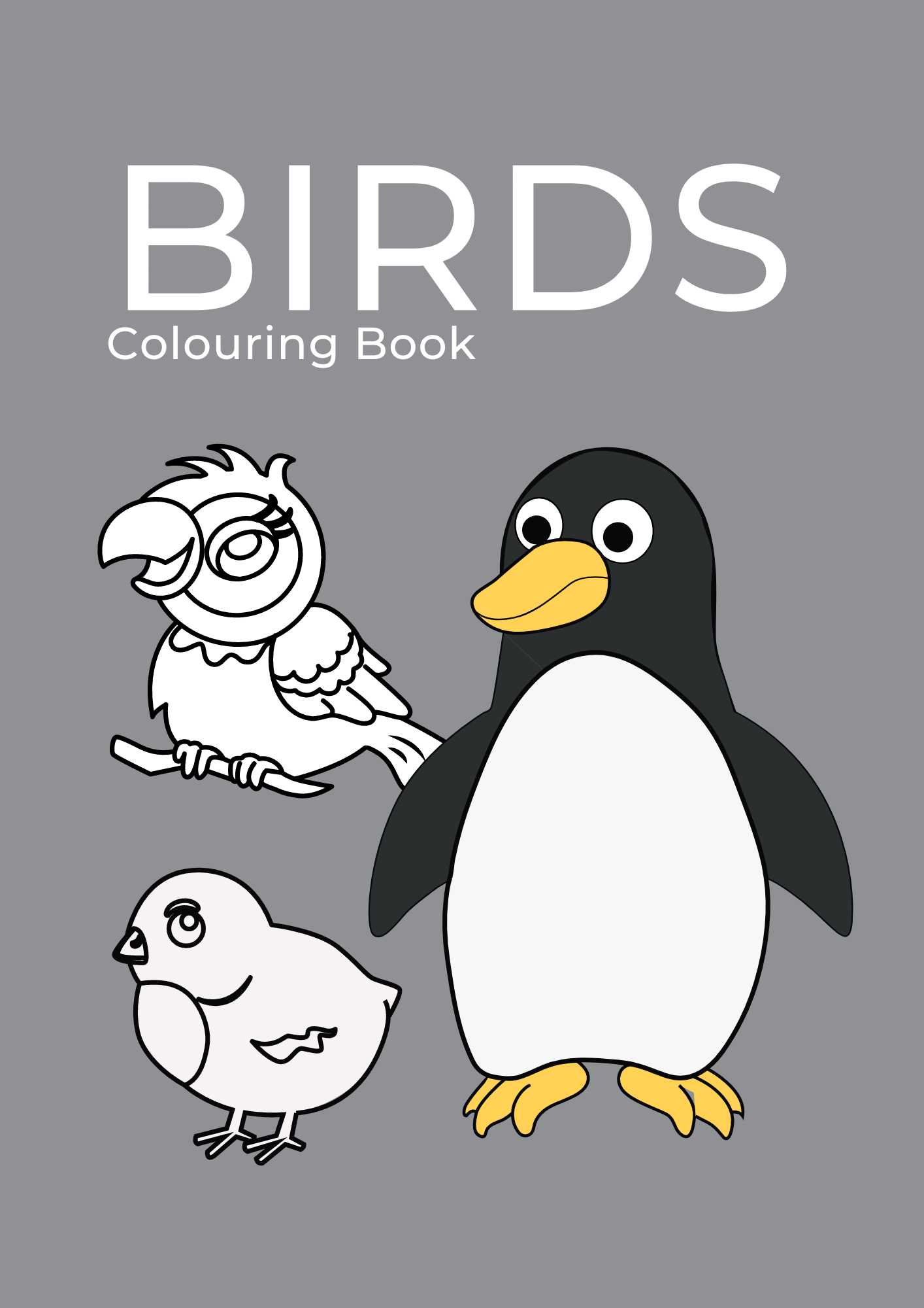 A fun coloring book made for young bird | Inspire Uplift