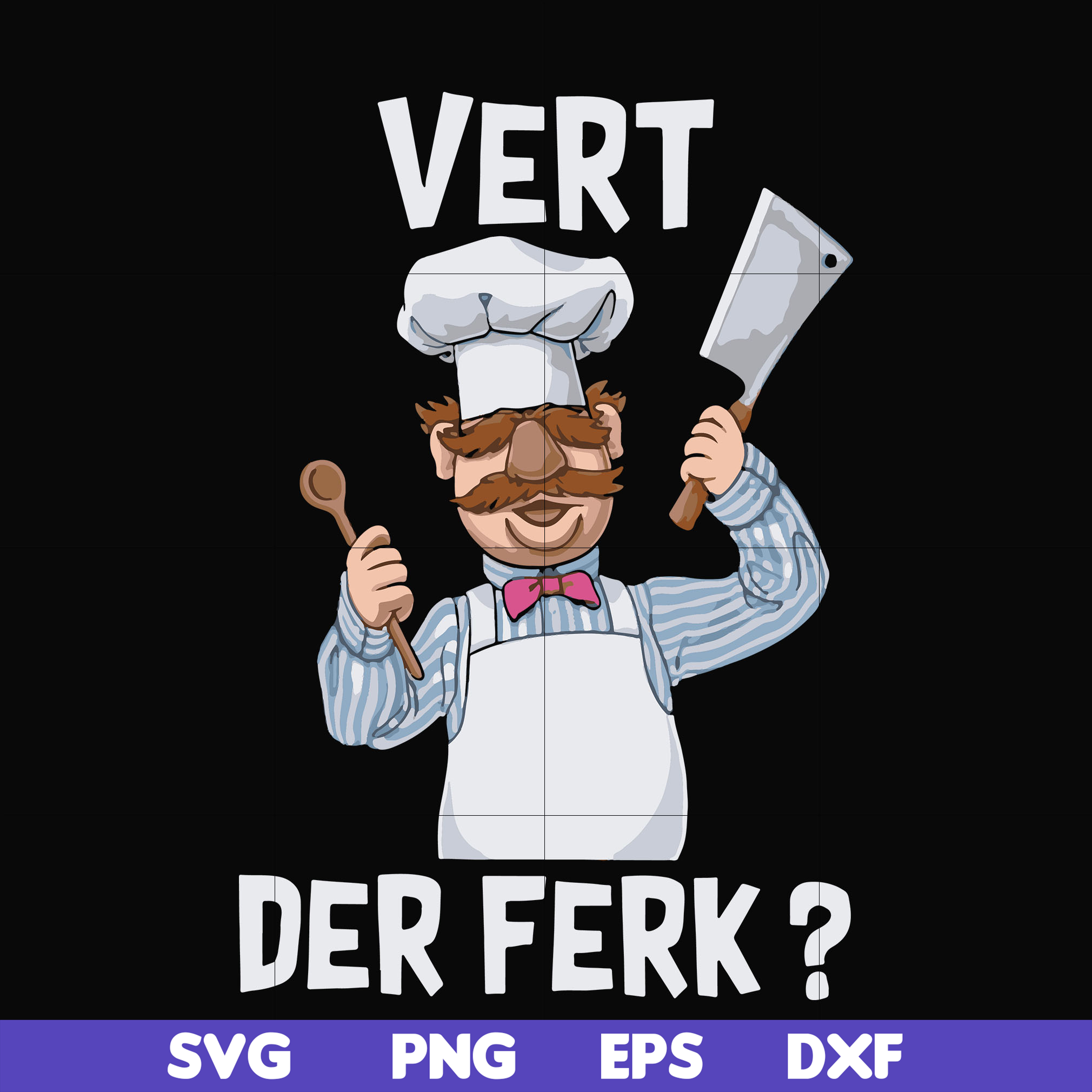 Vert Der ferk svg, png, dxf, eps file FN000146 | Inspire Uplift