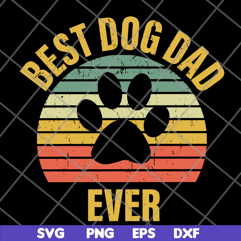 best dog dad svg, png, dxf, eps digital file FTD27052115 | Inspire Uplift