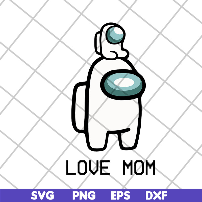 Love mom svg, Mother's day svg, eps, png, dxf digital file M - Inspire ...