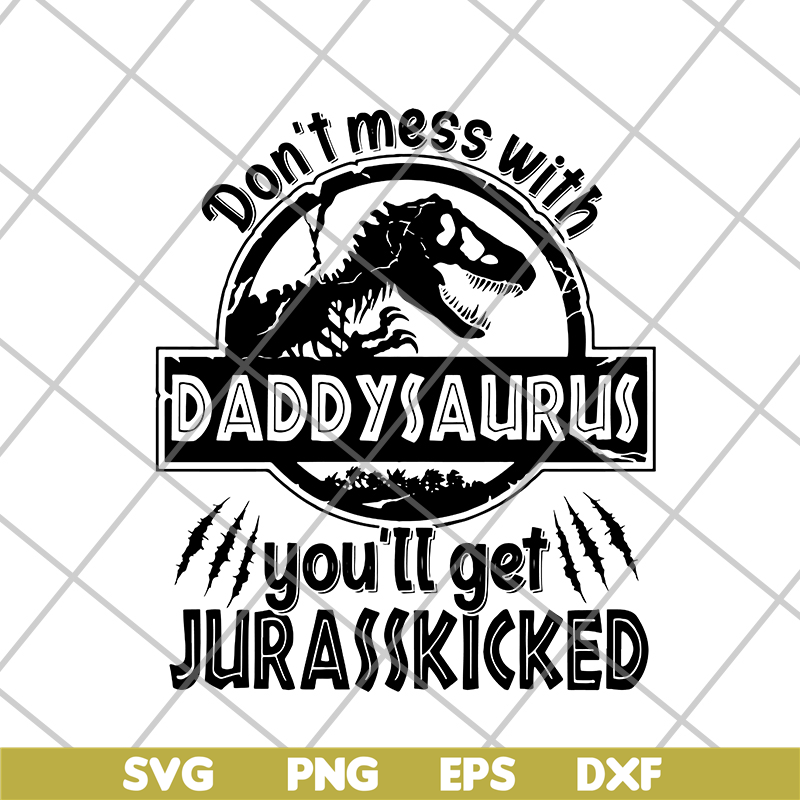 Daddysaurus svg, png, dxf, eps digital file FTD21052116 - Inspire Uplift