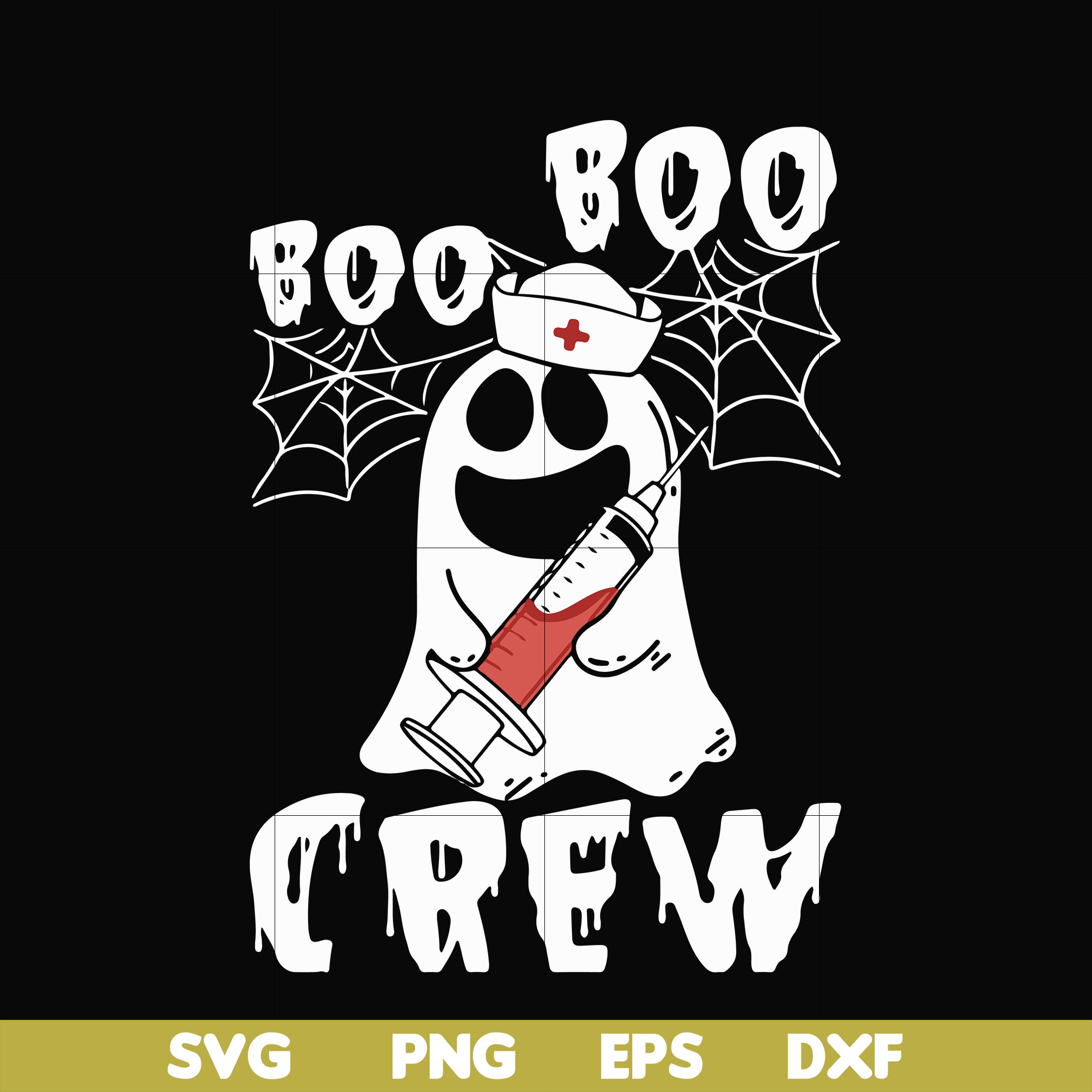 Boo boo crew svg, png, dxf, eps digital file HLW0098 | Inspire Uplift