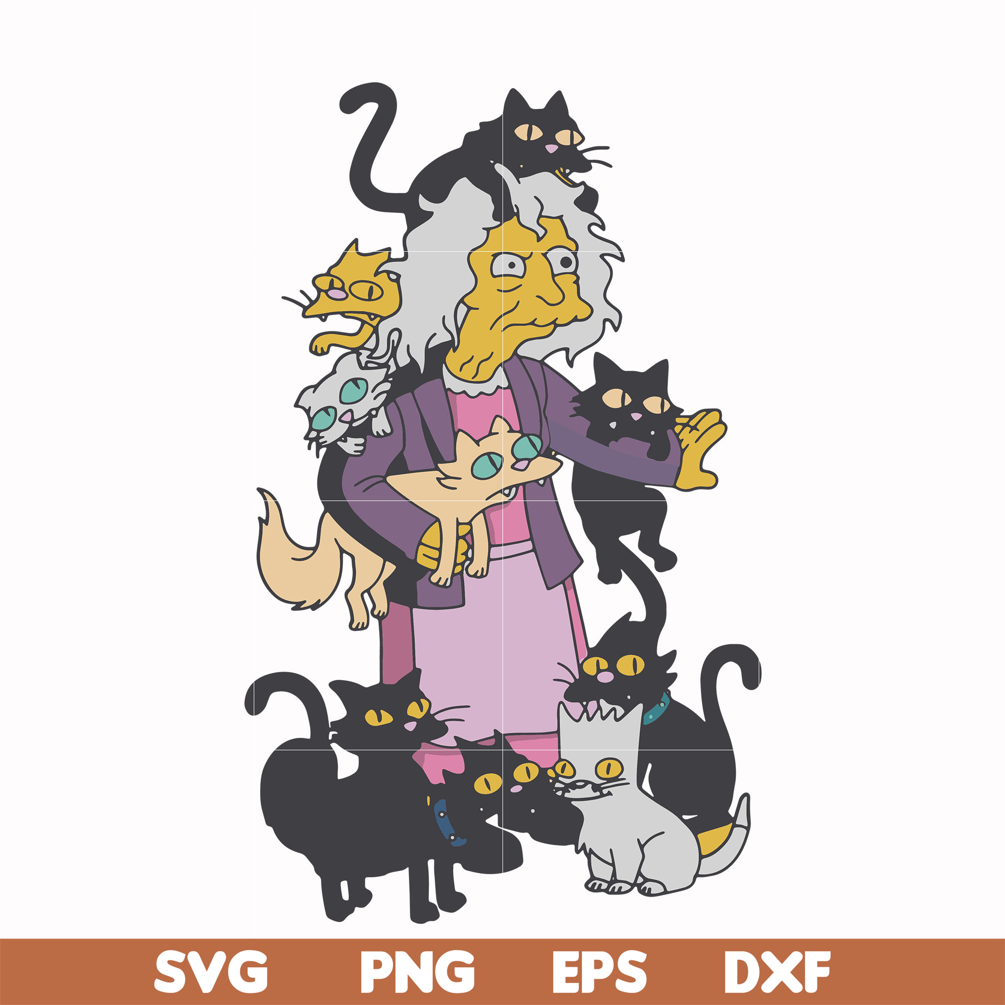 Old simpson svg, png, dxf, eps digital file HLW0165 | Inspire Uplift