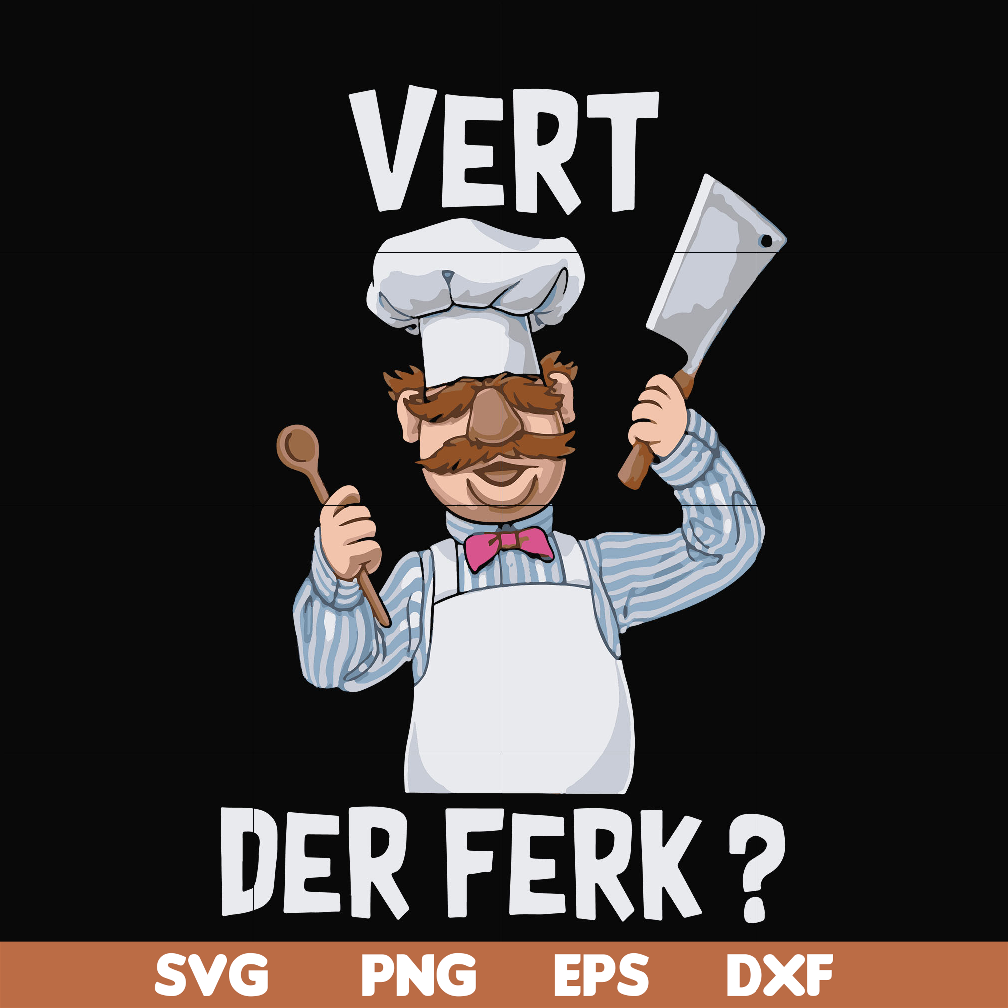 Vert Der ferk svg, png, dxf, eps file FN000146 | Inspire Uplift