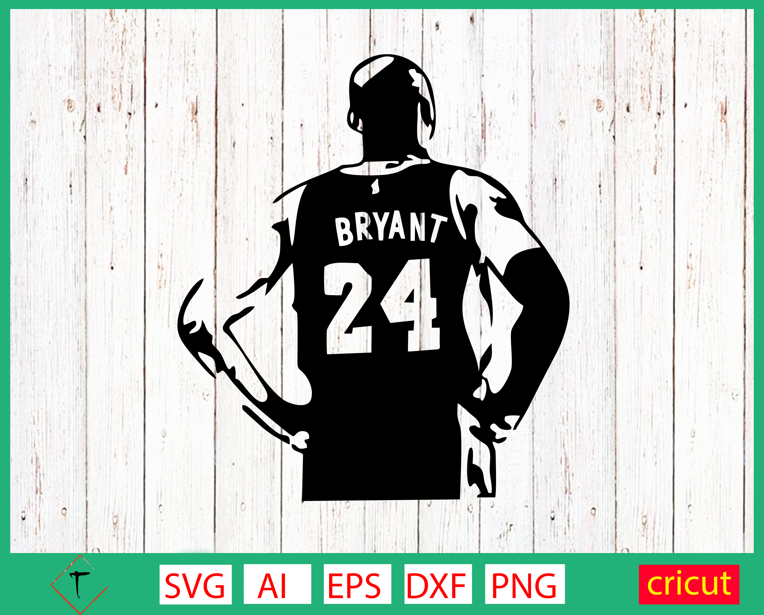 Kobe Bryant SVG, PNG, DXF, EPS, AI, Lakers SVG, Bryant SVG, | Inspire ...