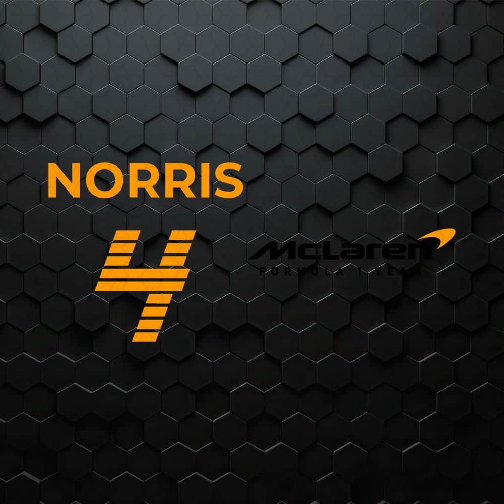 Lando Norris Mclaren Formula 1 SVG | Inspire Uplift