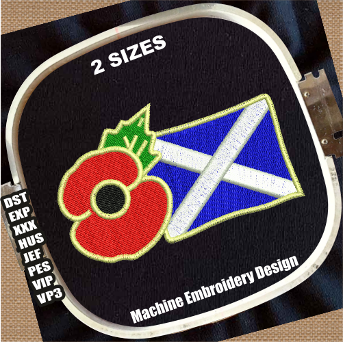 Poppyscotland Logo Embroidery Designs | Poppy Scottish Embro | Inspire ...